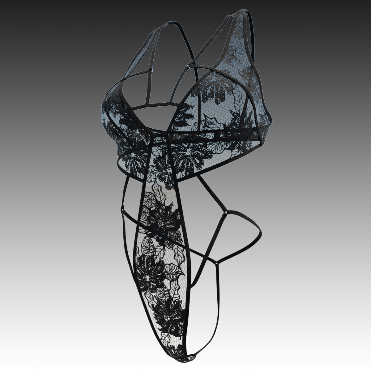 Sexy Lingerie SS33 - 3D Model by RumenD