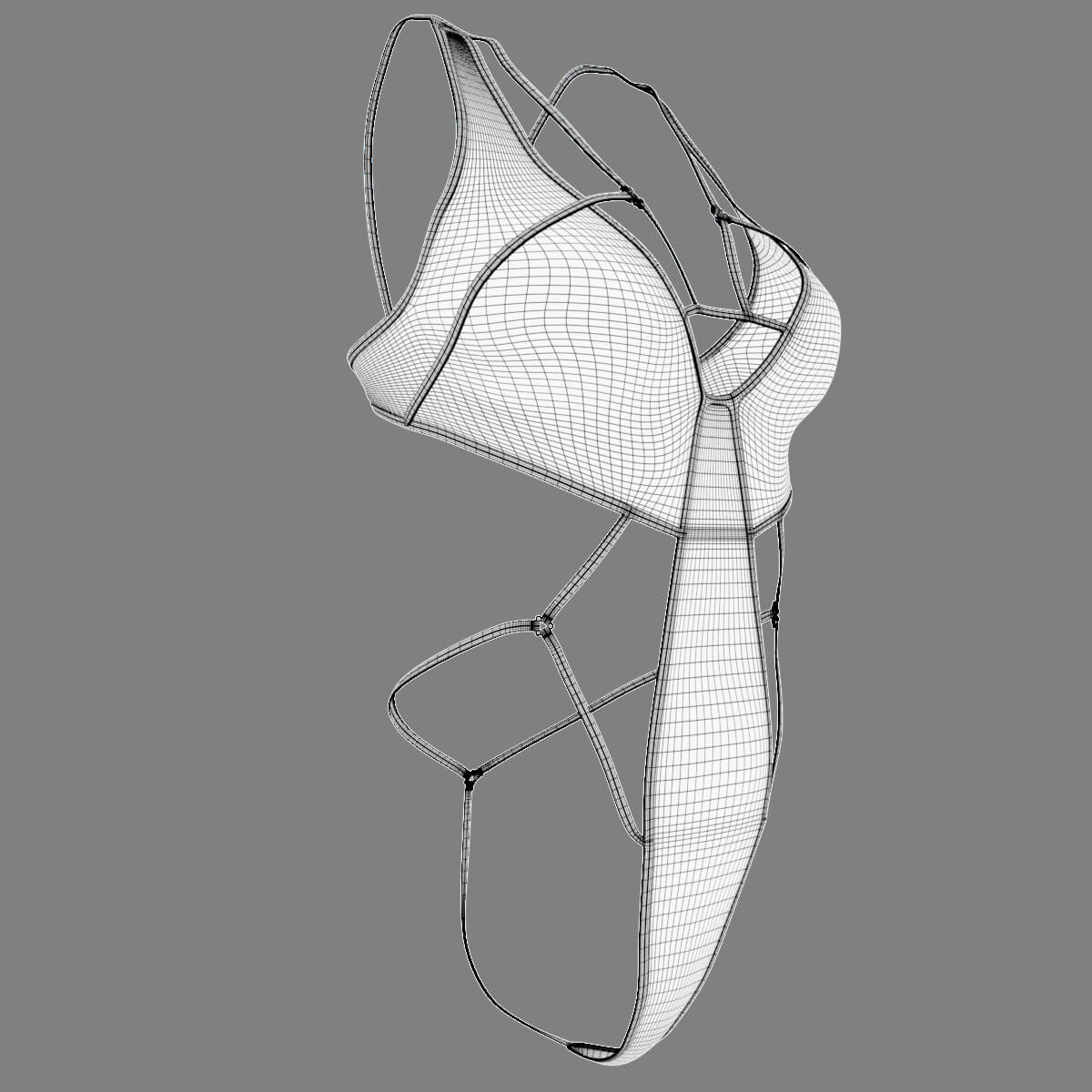 Sexy Lingerie SS33 - 3D Model by RumenD