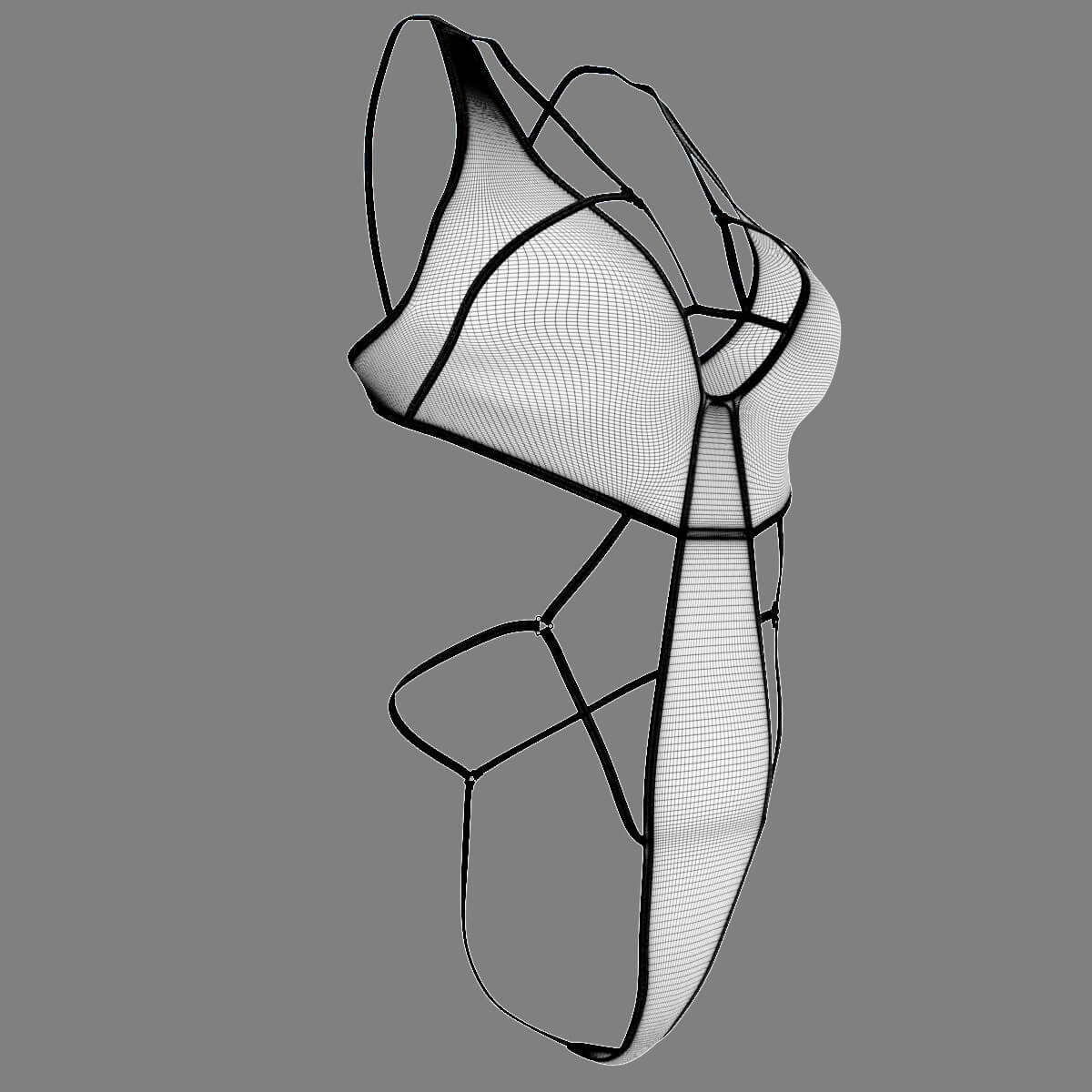 Sexy Lingerie SS33 - 3D Model by RumenD