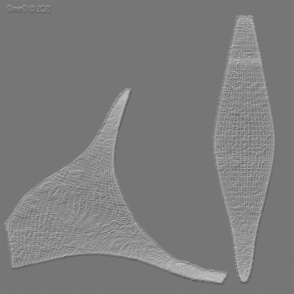 Sexy Lingerie SS33 - 3D Model by RumenD