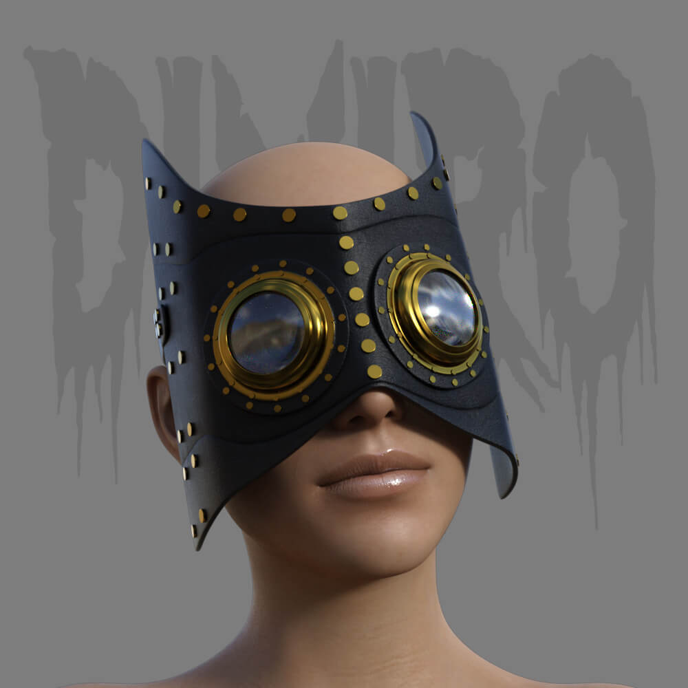 Steampunk Mask 01 for G8F - Daz Content by RumenD
