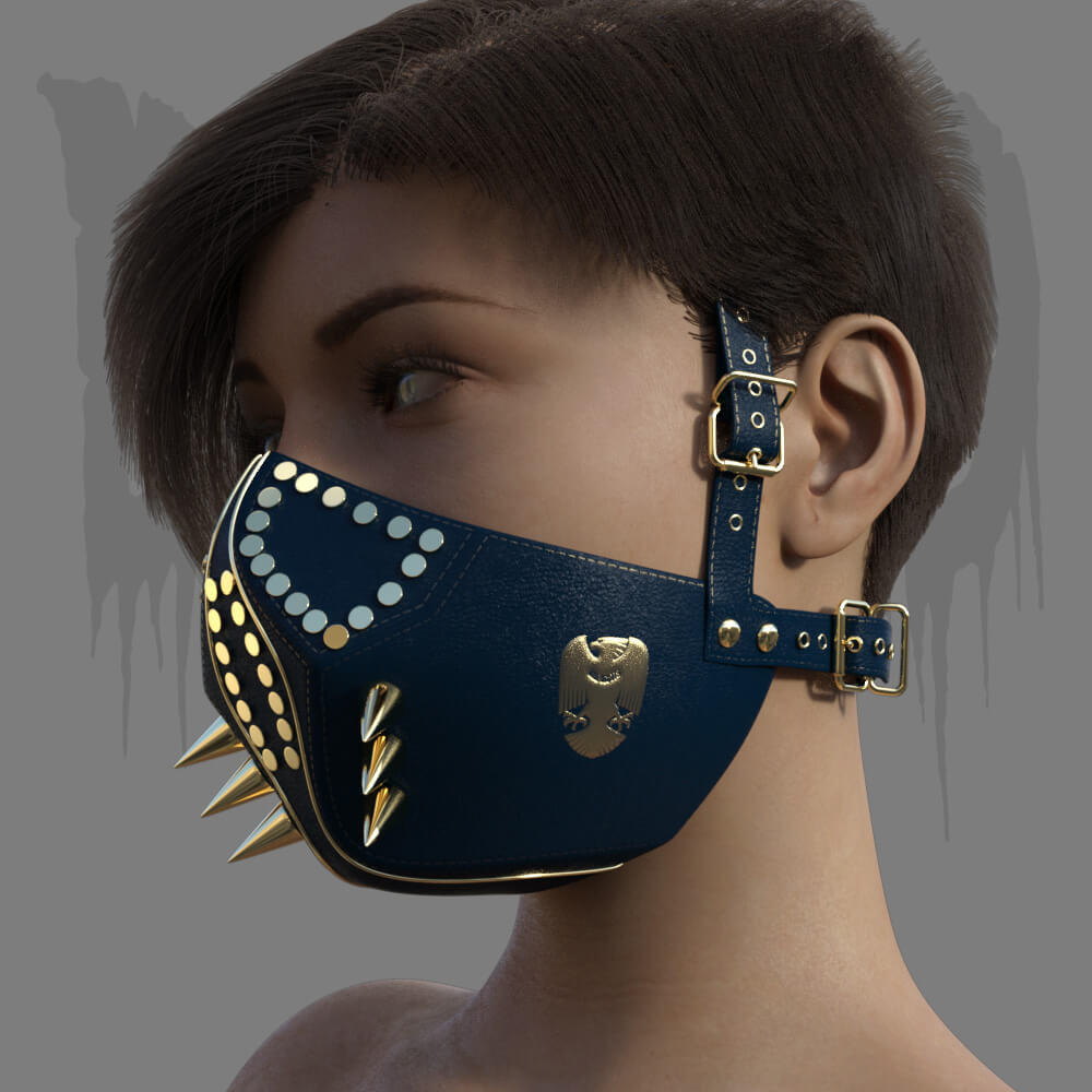 Steampunk Mask 03 for G8F - Daz Content by RumenD