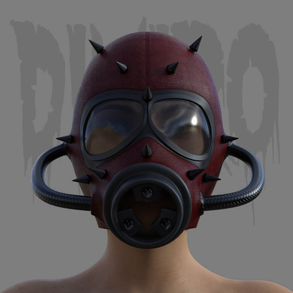 Steampunk Mask 05 for G8 - Daz Content by RumenD