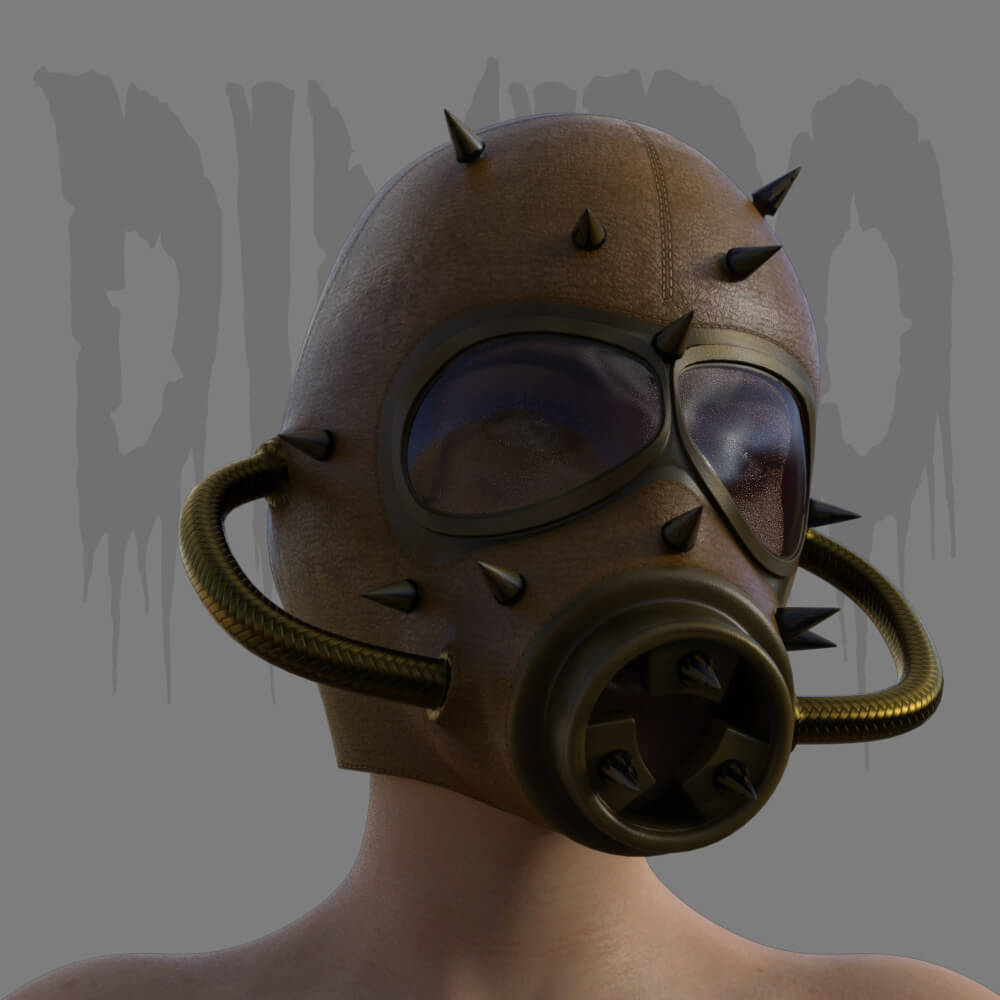 Steampunk Mask 05 for G8 - Daz Content by RumenD