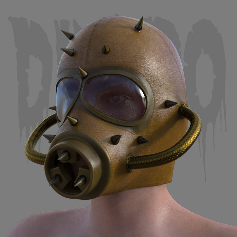 Steampunk Mask 05 for G8 - Daz Content by RumenD