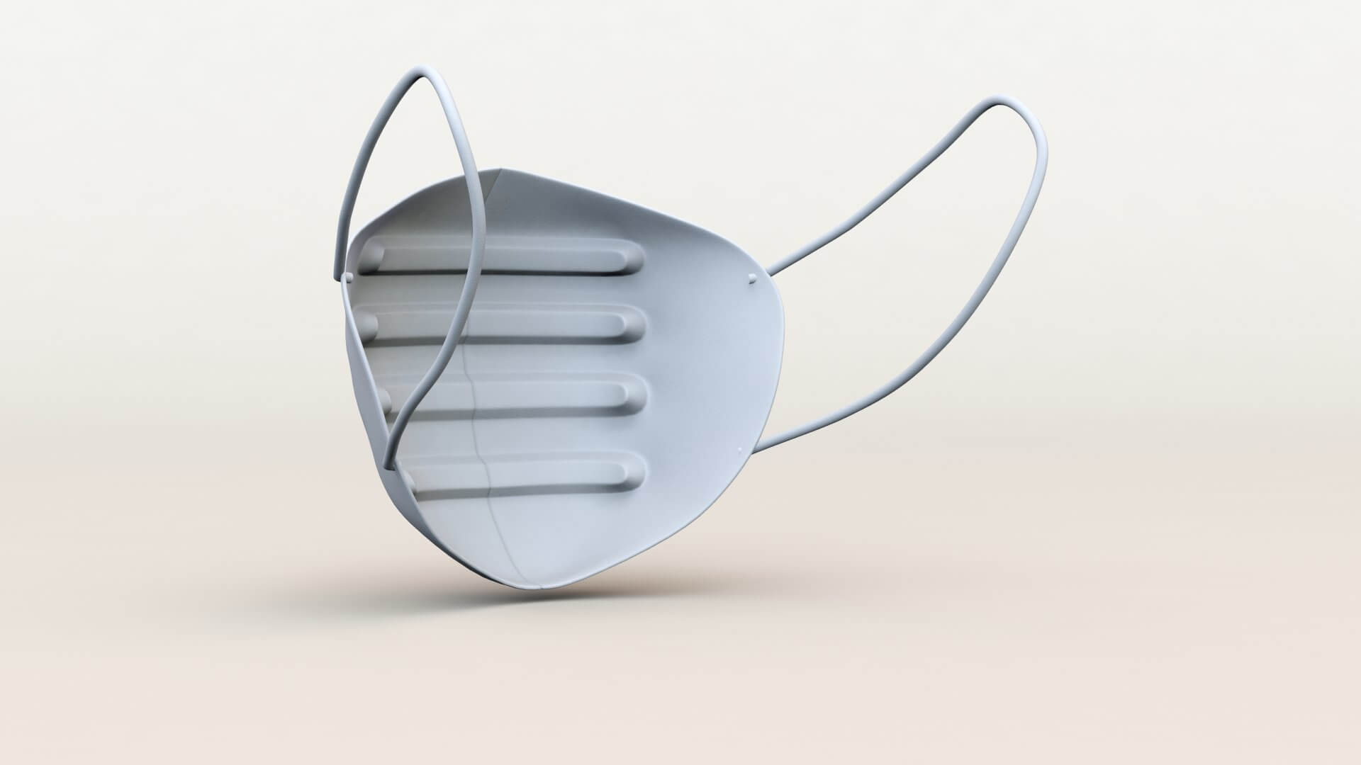 Surgical Mask - 3D Model by RumenD