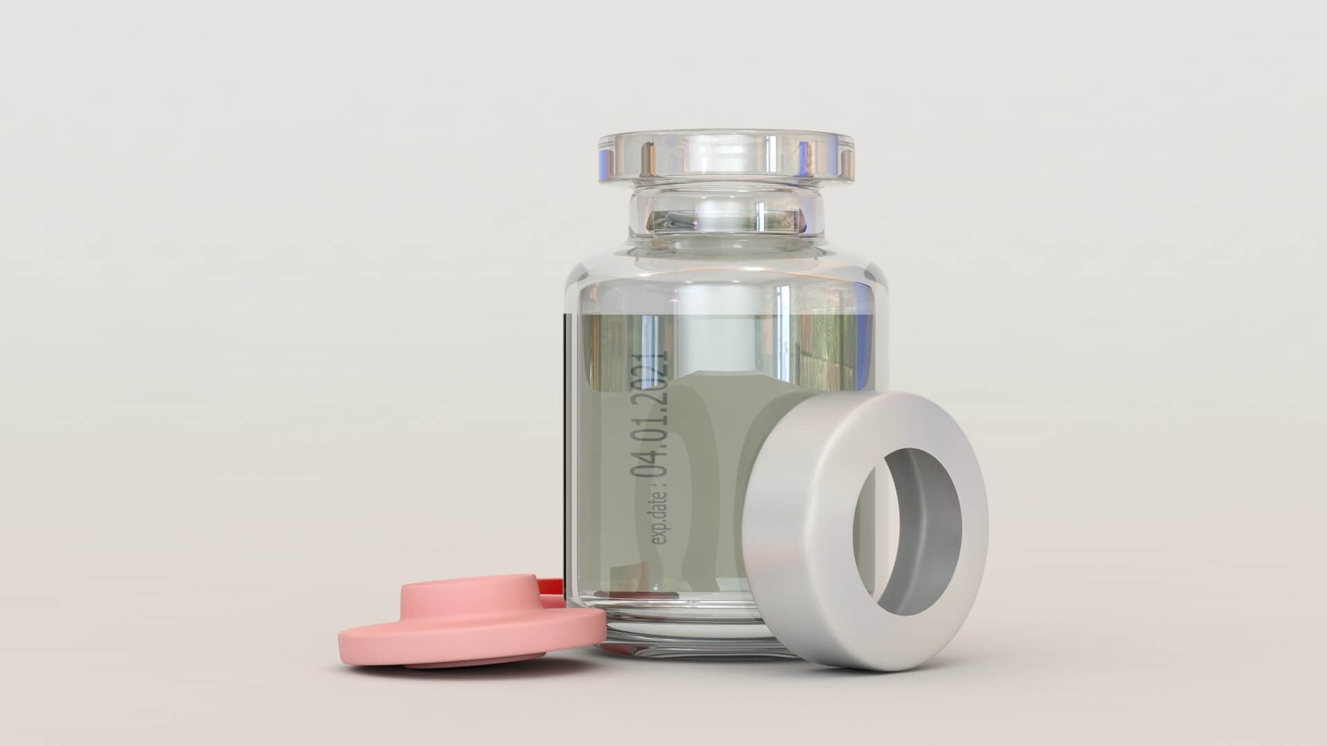 Vial 5ml - 3D Model by RumenD