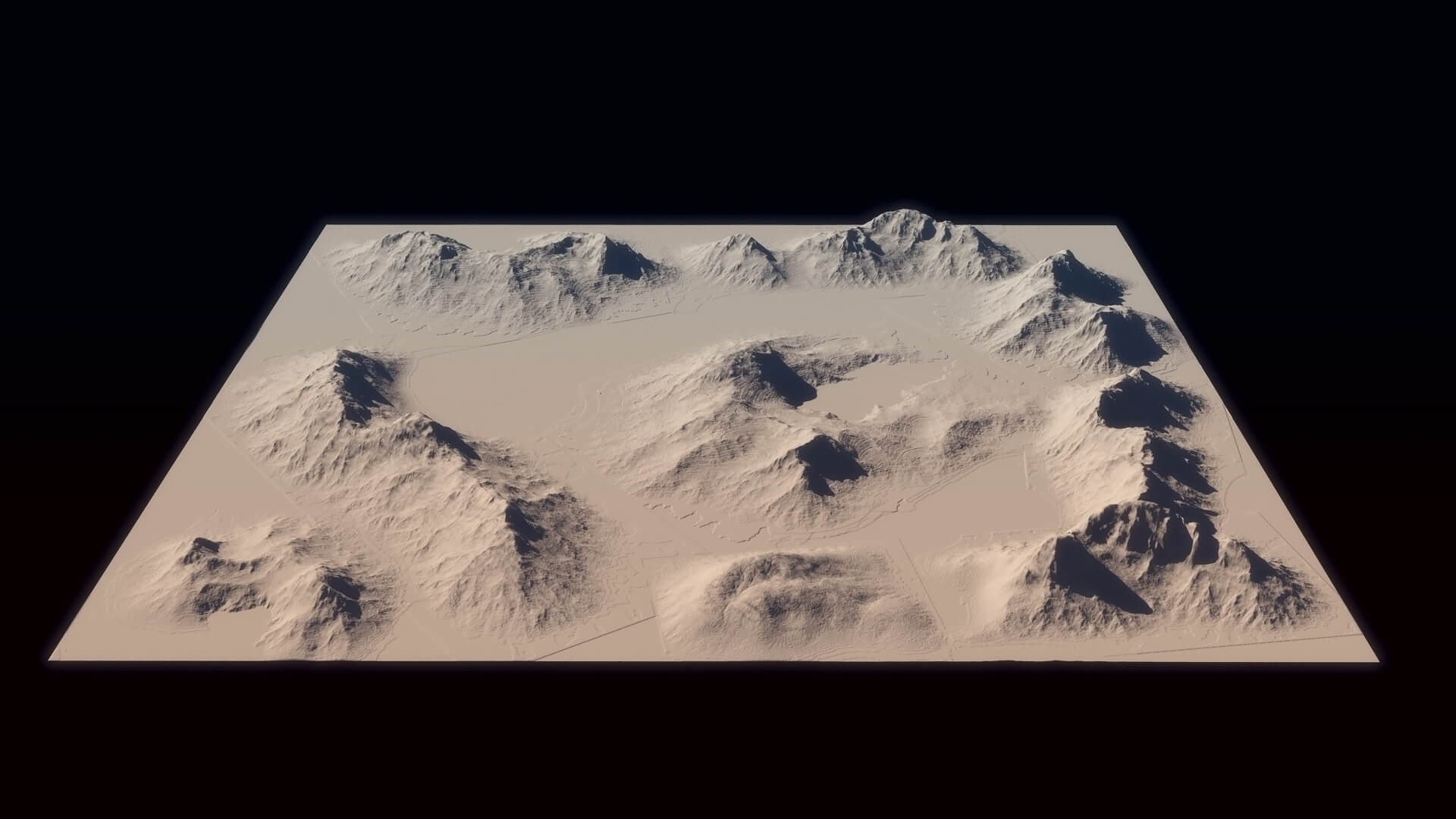 Large Terrain - 3D Model by ruslans3d