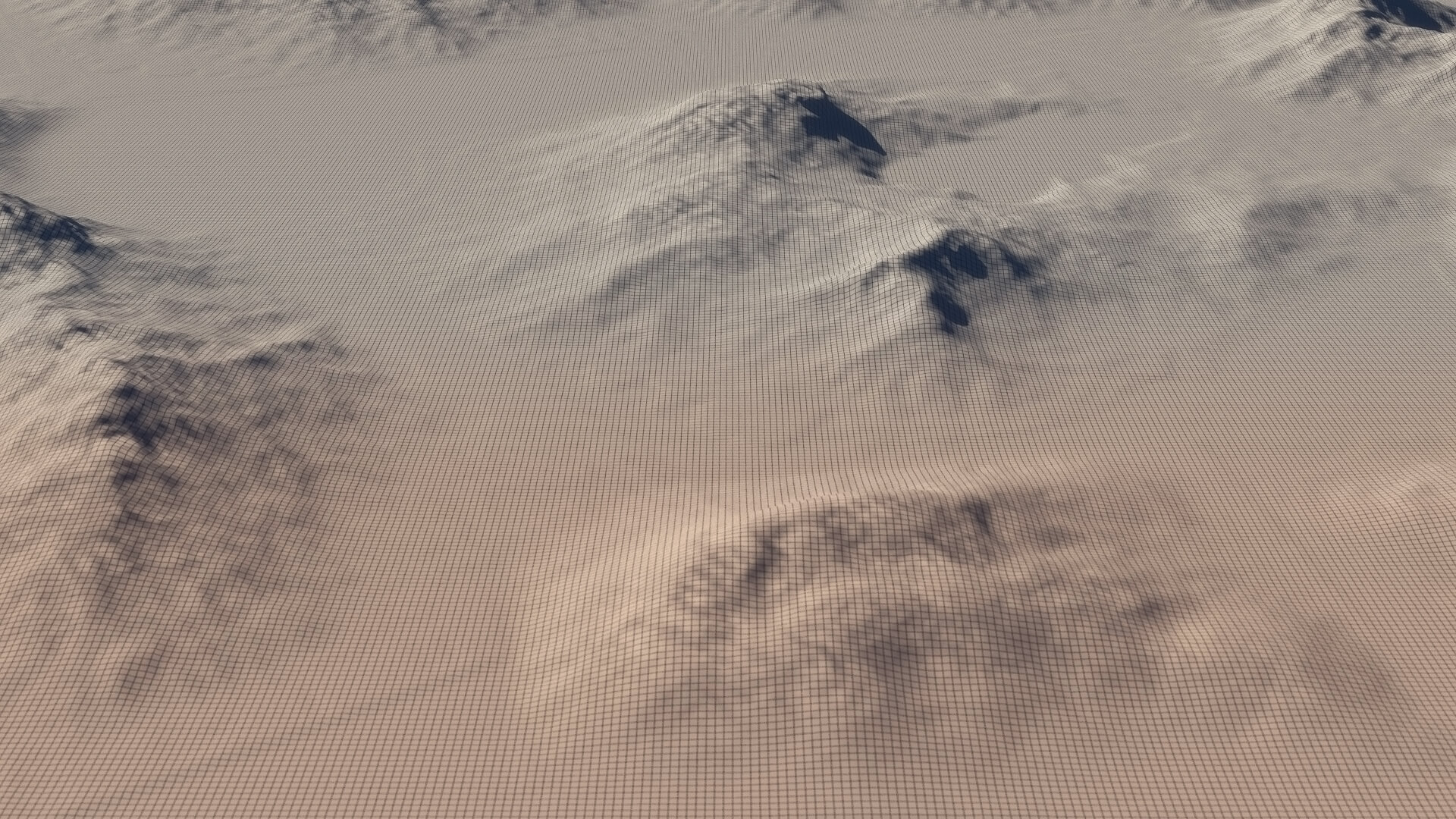 Large Terrain - 3D Model by ruslans3d