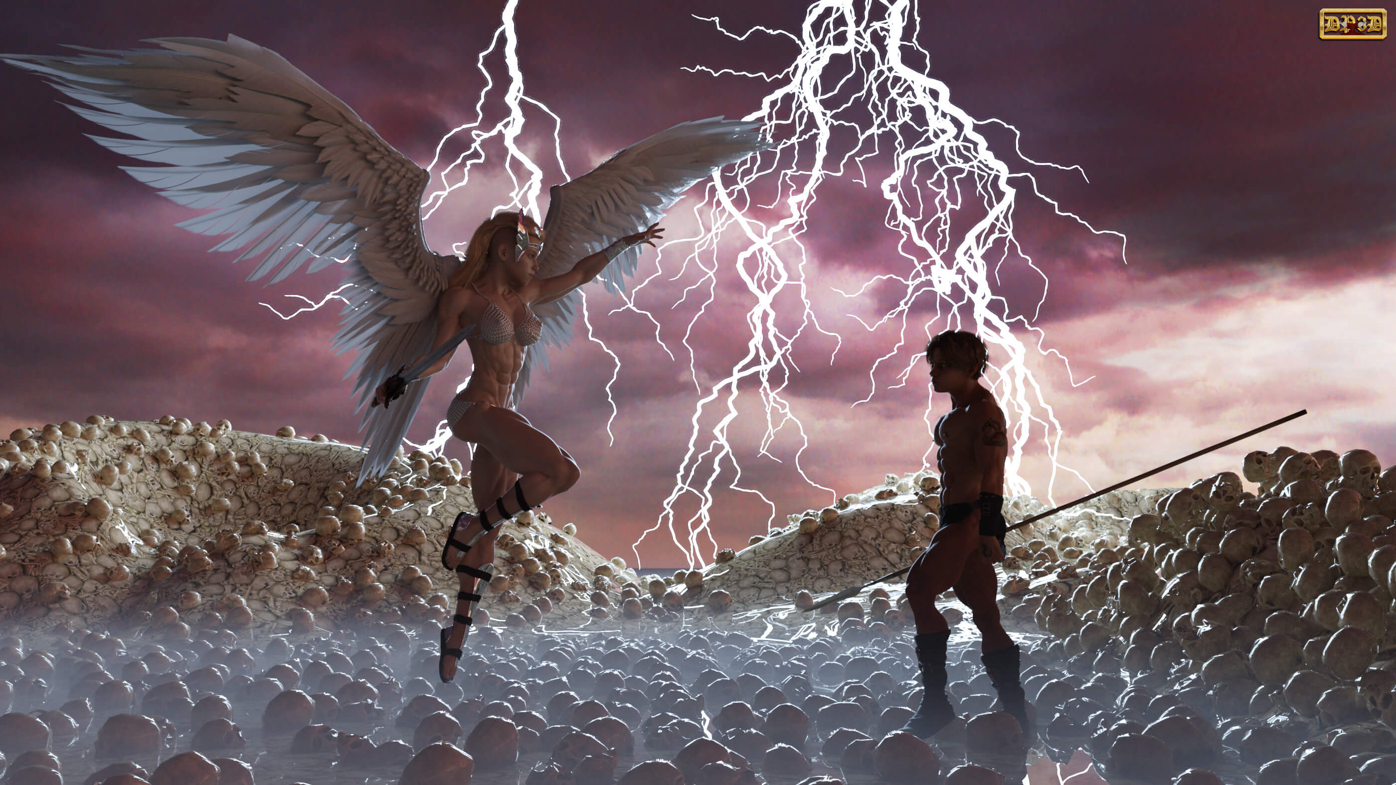 Blitz 3D Render, Digital Art by Rviger33