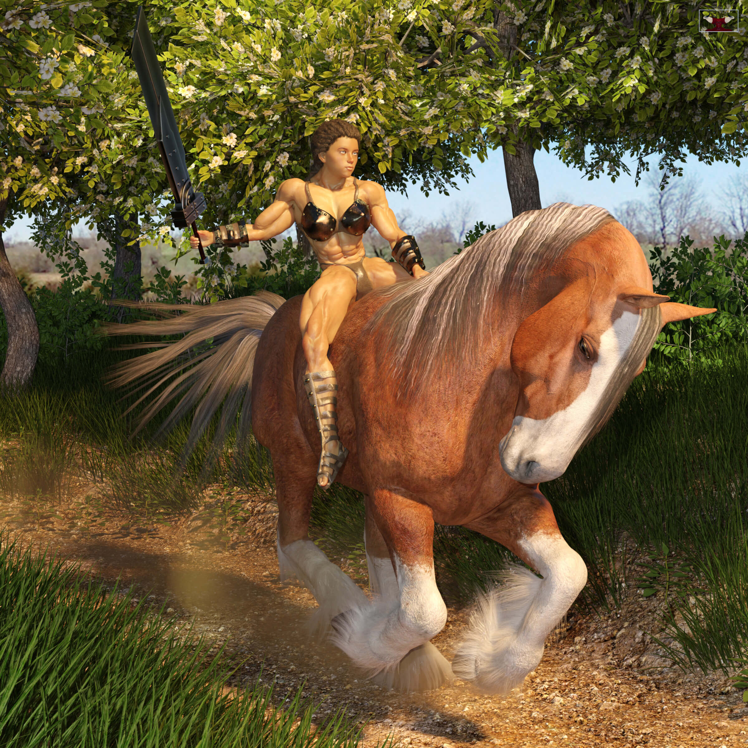 Charge 3D Render, Digital Art by Rviger33