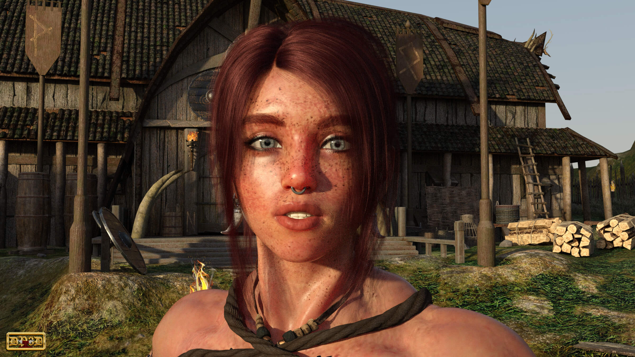 Warrior 3D Render, Digital Art by Rviger33