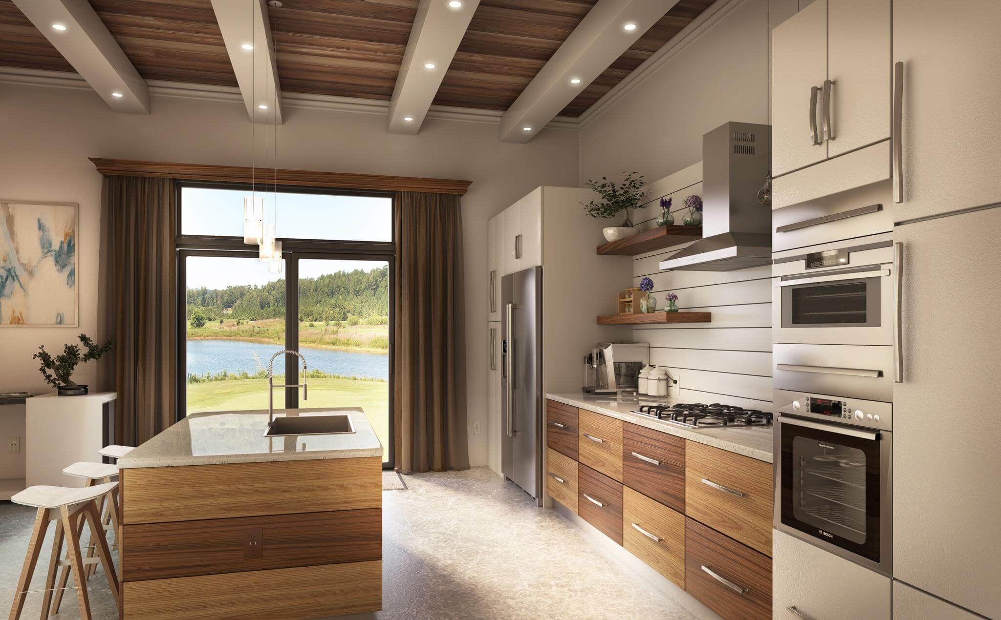 Kitchen Rendering 3 3D Render | RenderHub Gallery