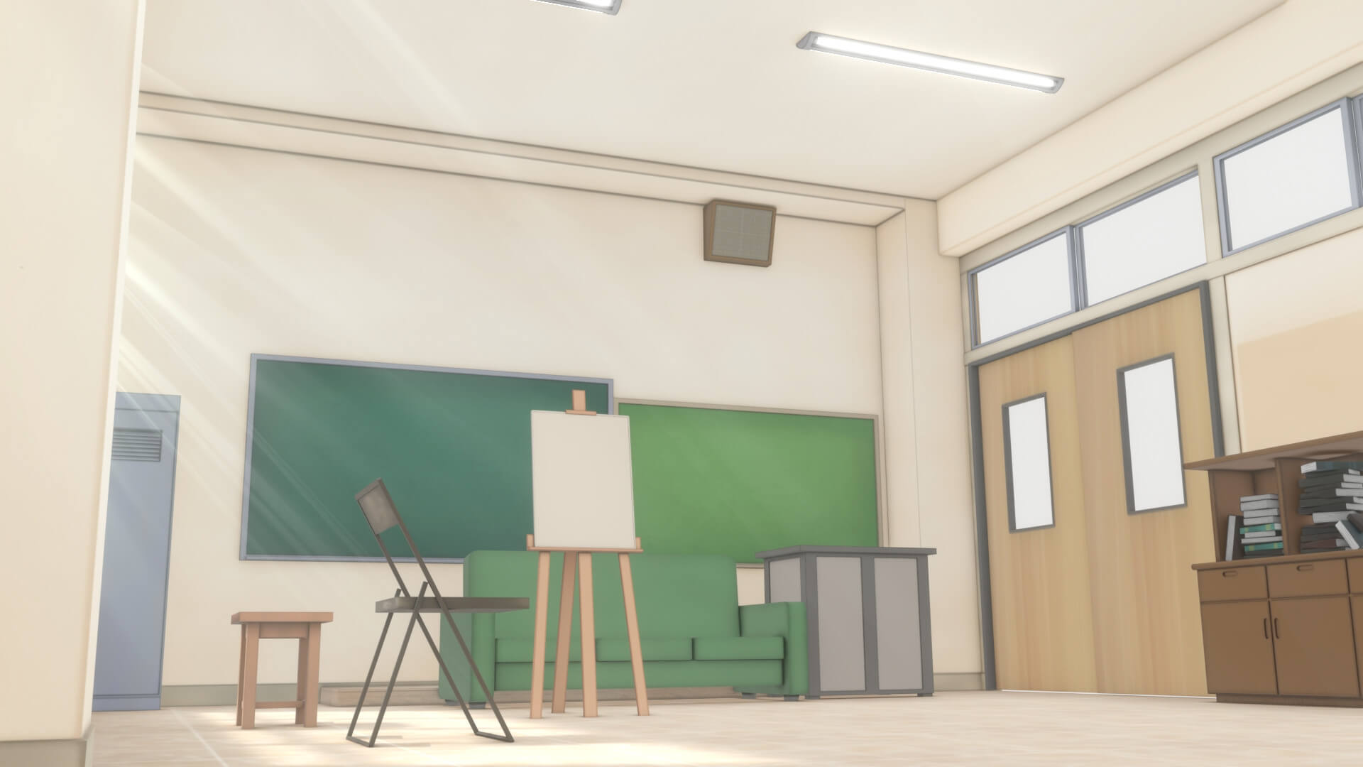 Anime Art Room - 3D Model by RYANMAICOL