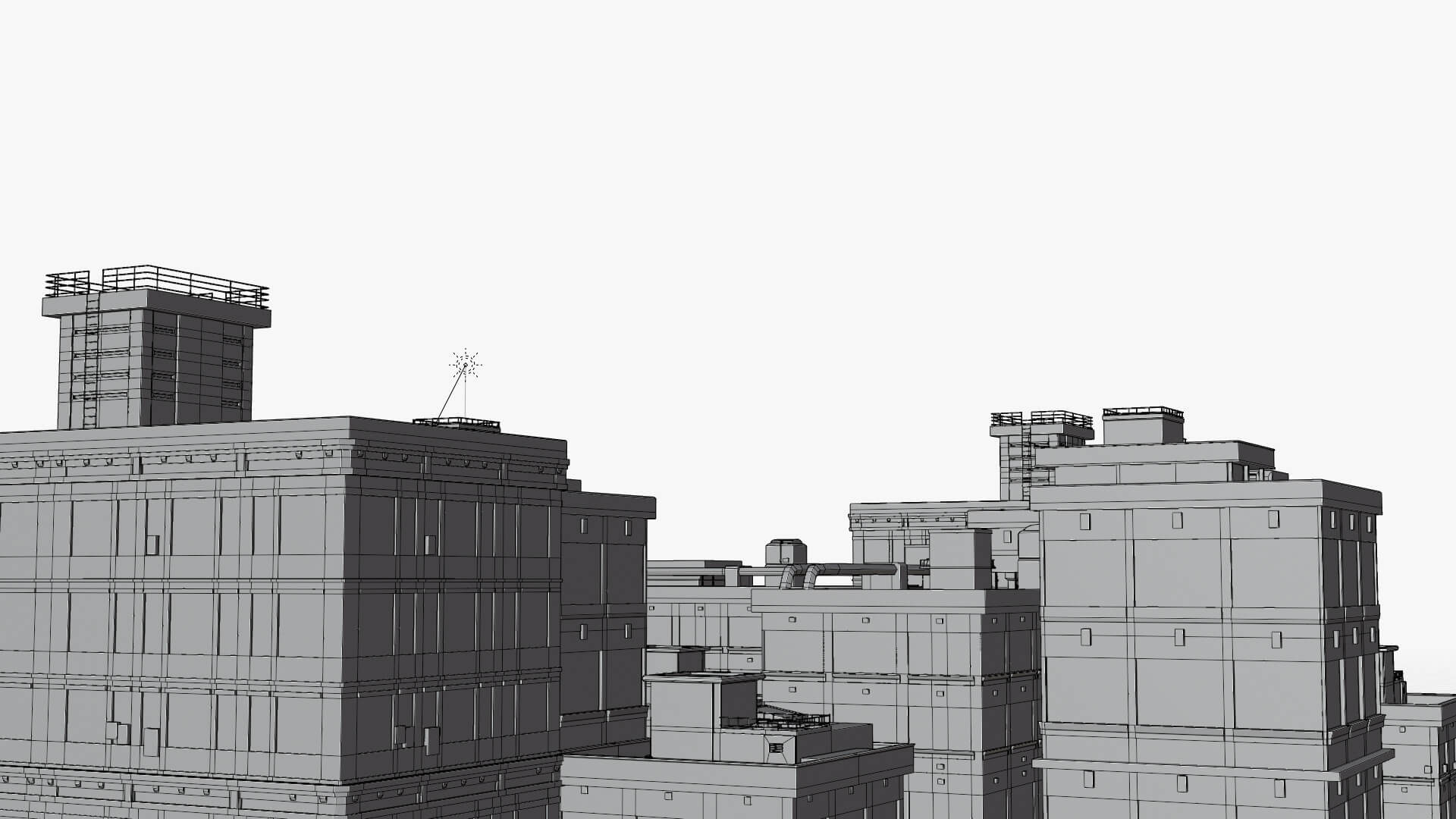 Anime Building - 3D Model by RYANMAICOL