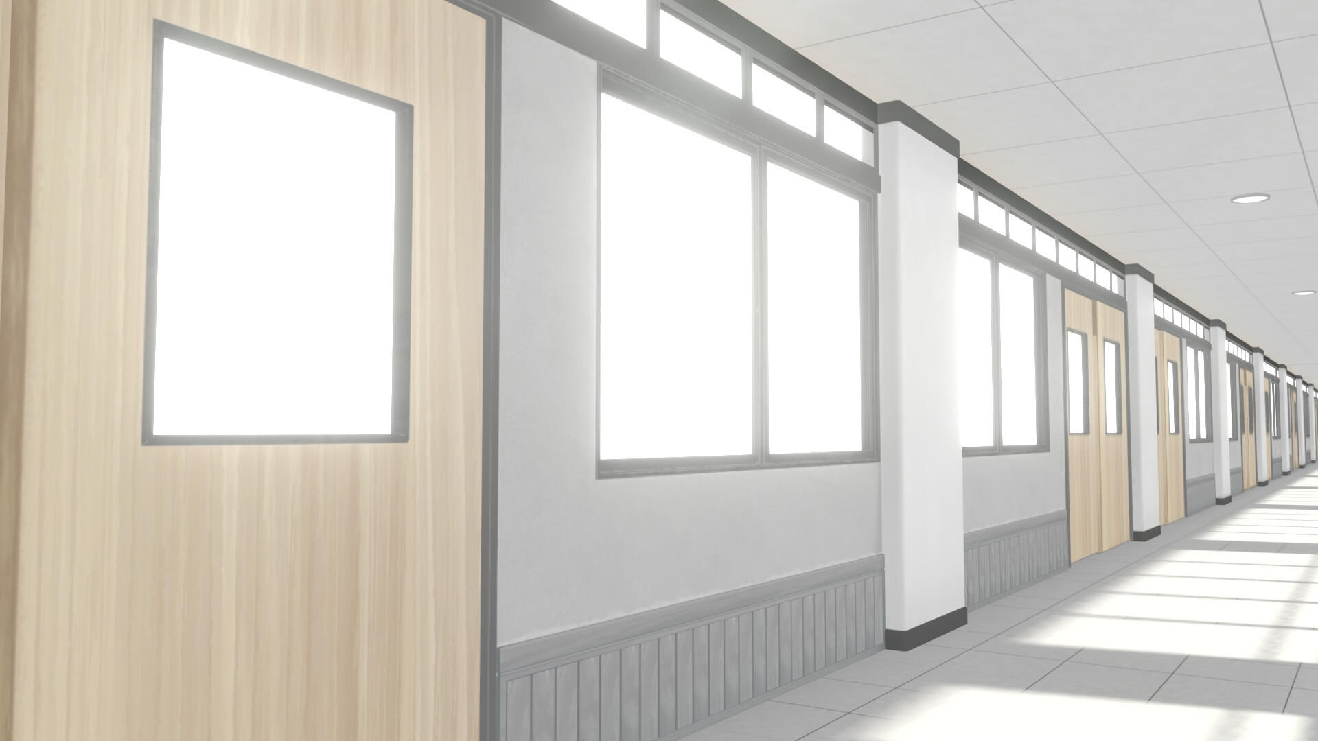 Anime Corridor - 3D Model by RYANMAICOL