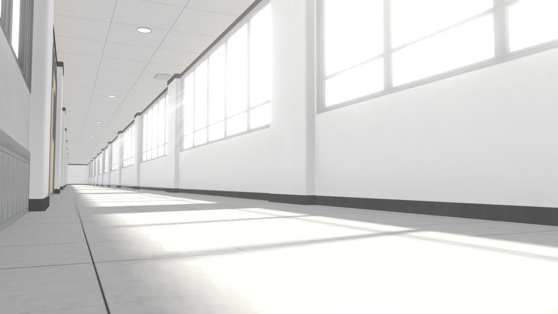 Anime Corridor - 3D Model by RYANMAICOL