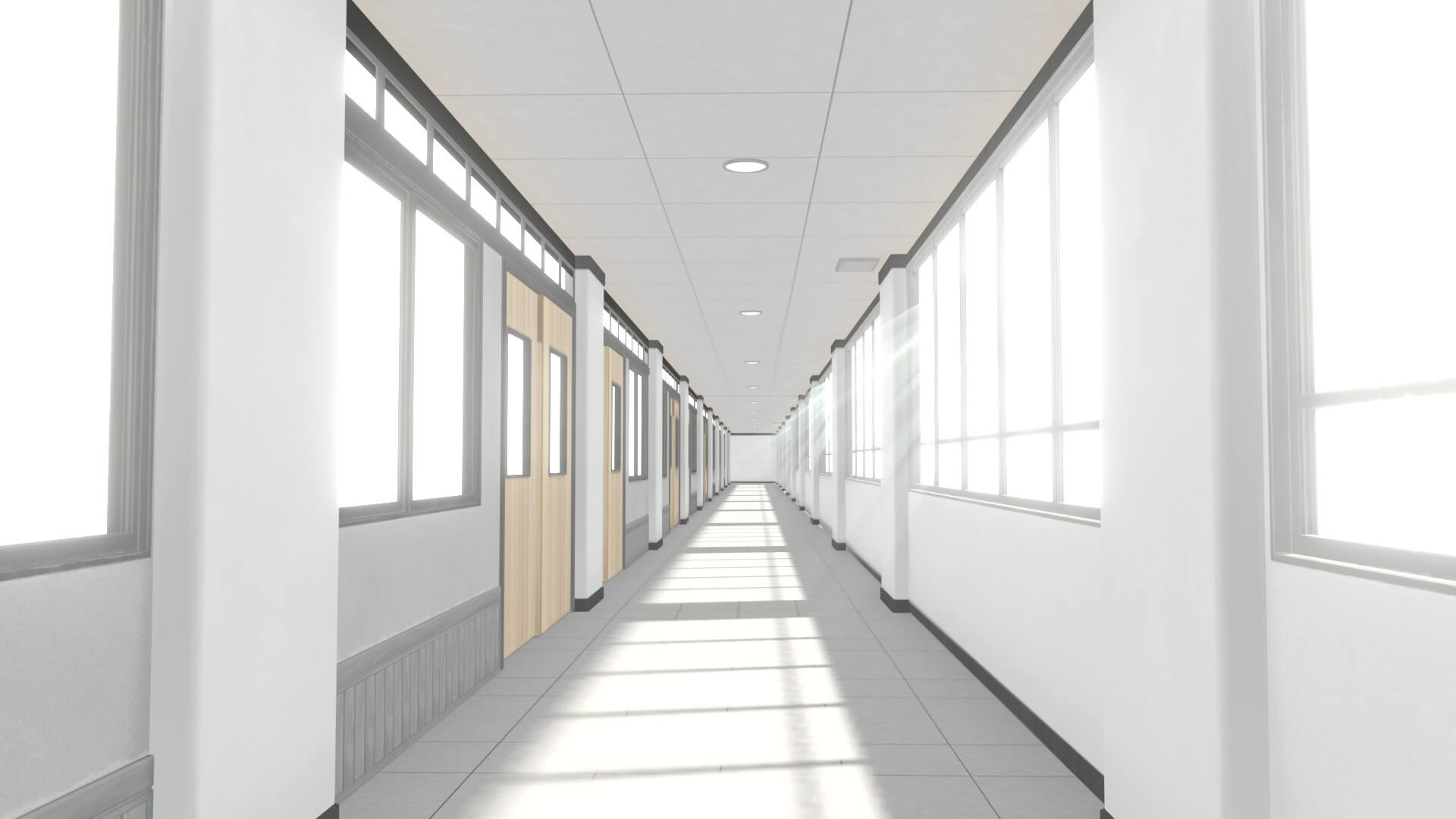 Anime Corridor - 3D Model by RYANMAICOL