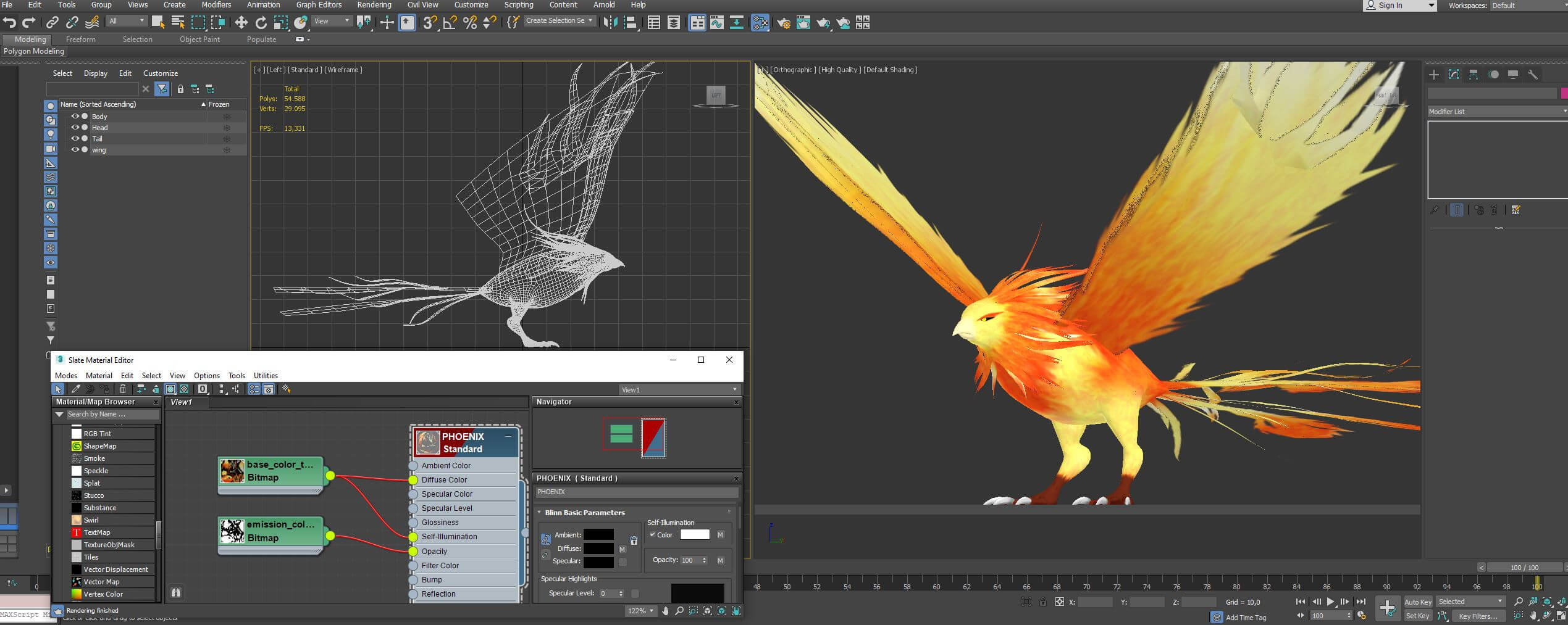 Anime Phoenix - 3D Model by RYANMAICOL