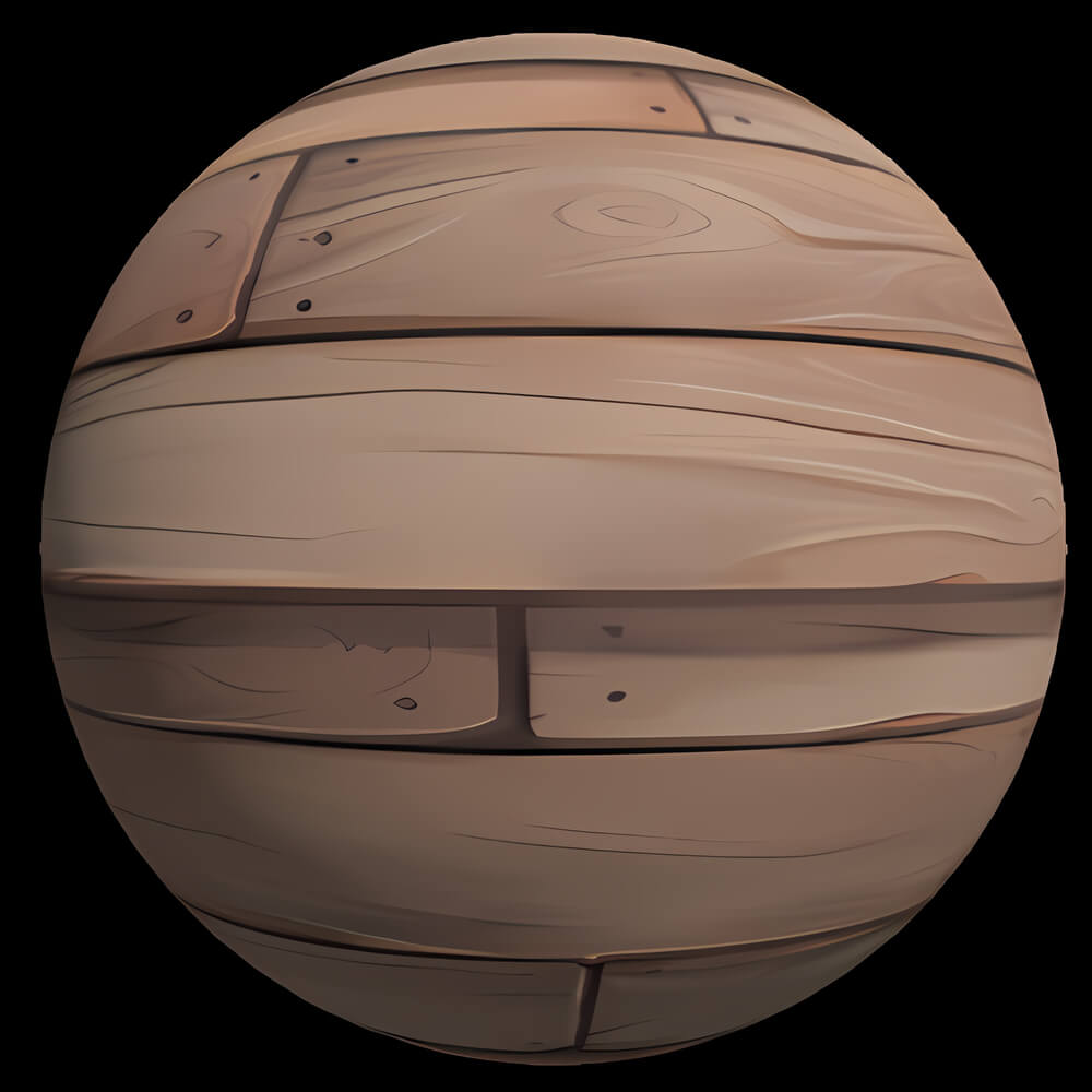 Anime Style Wood Texture - Cartoon by RYANMAICOL