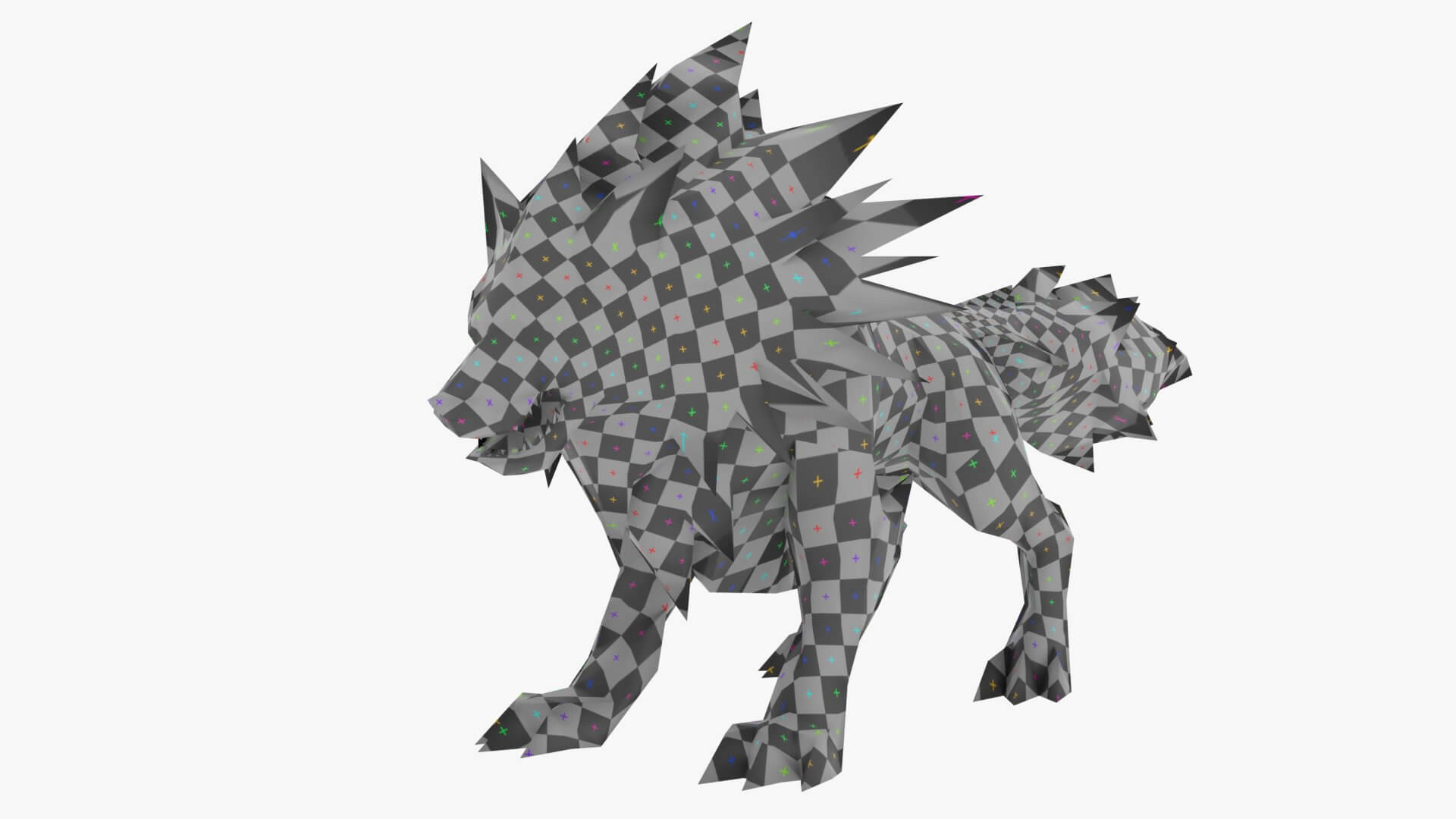 Anime Wolf - 3D Model by RYANMAICOL