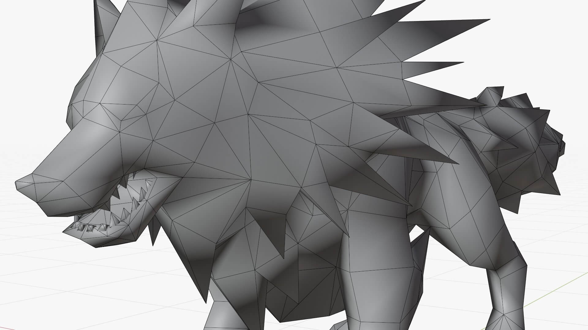 Anime Wolf - 3D Model by RYANMAICOL