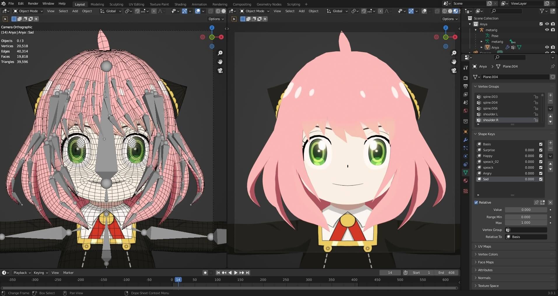 Anya Forger - 3D Model by RYANMAICOL