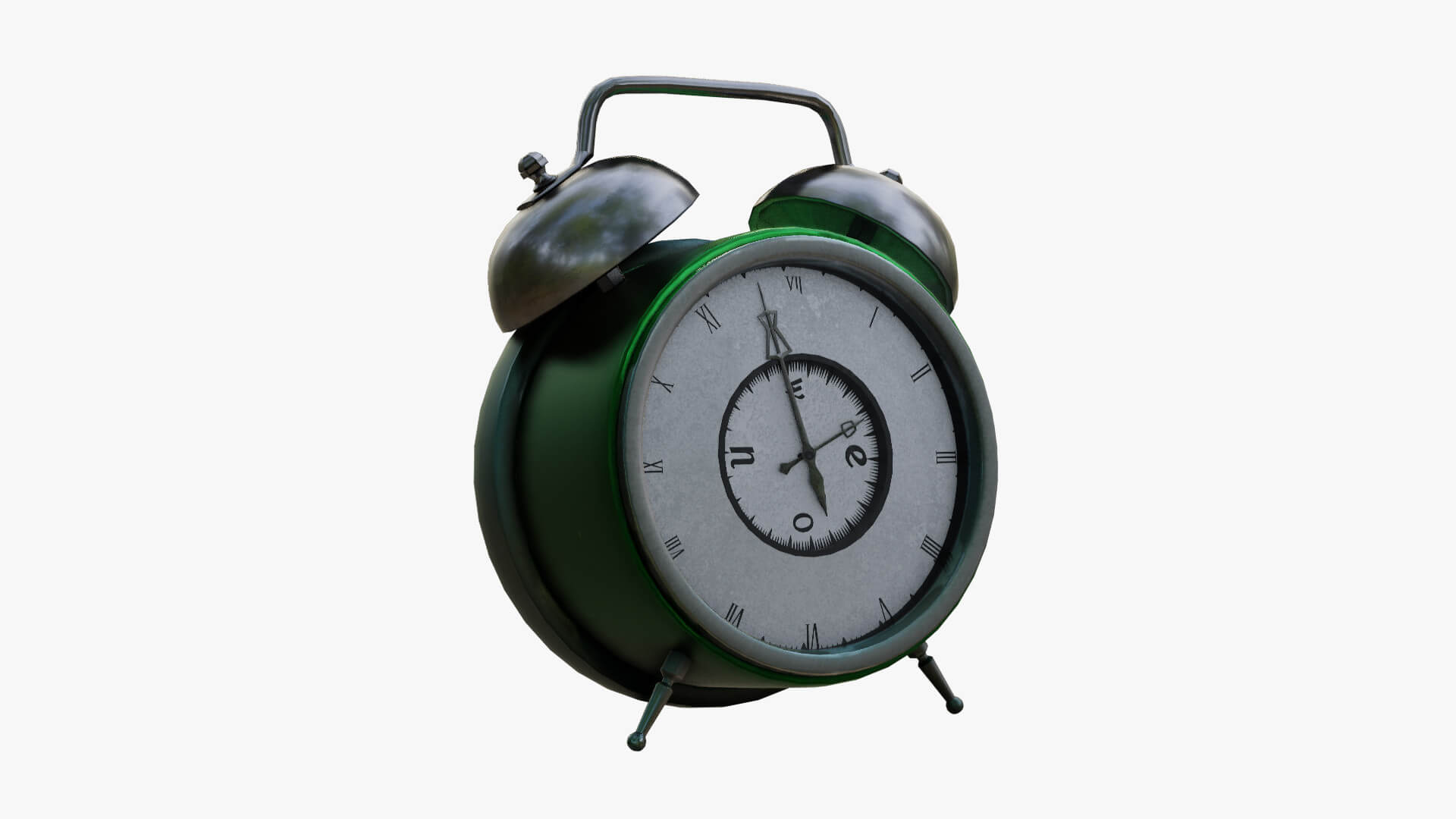 Cartoon Animated Alarm Clock - 3D Model by RYANMAICOL