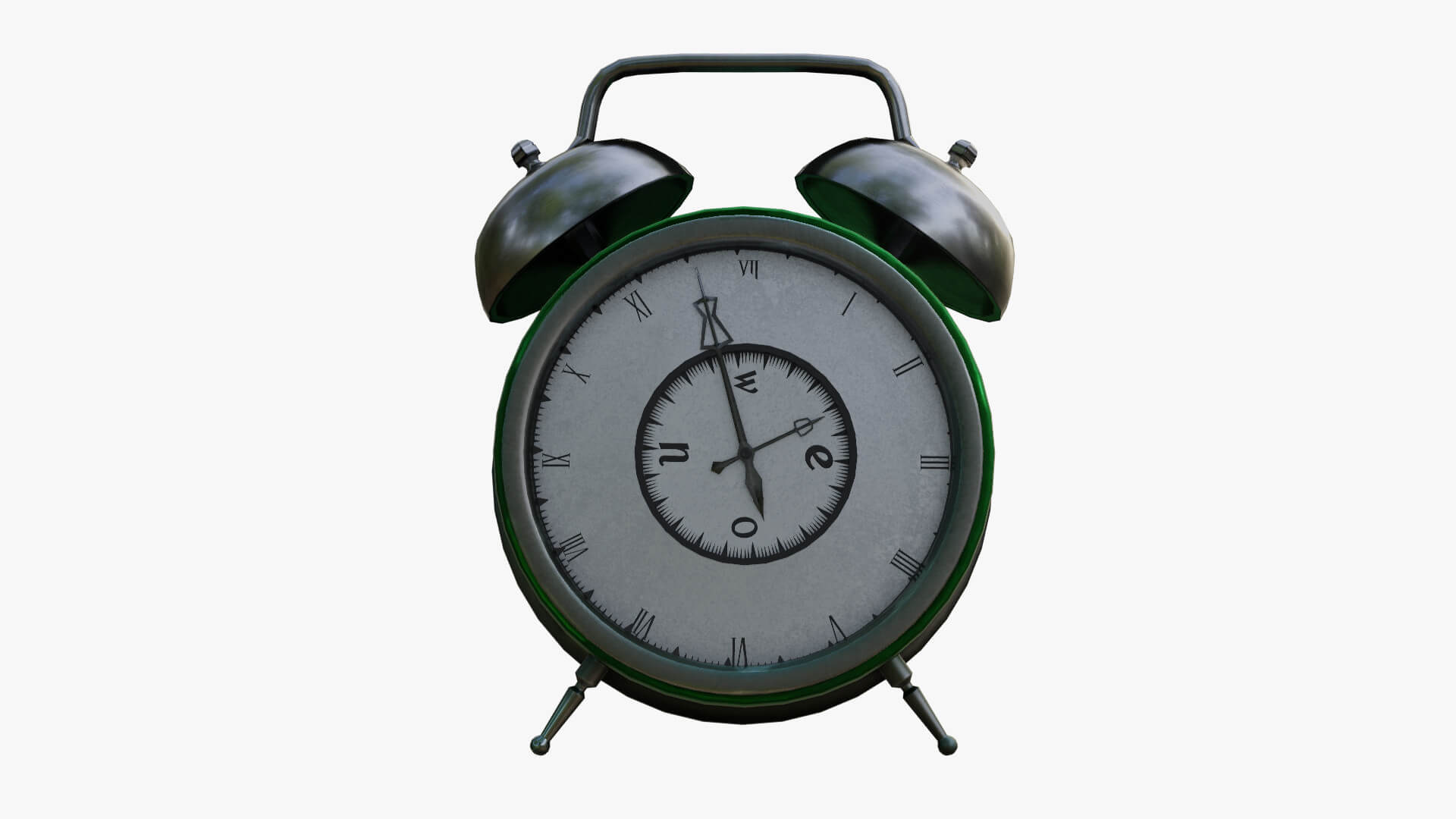 Cartoon Animated Alarm Clock - 3D Model by RYANMAICOL