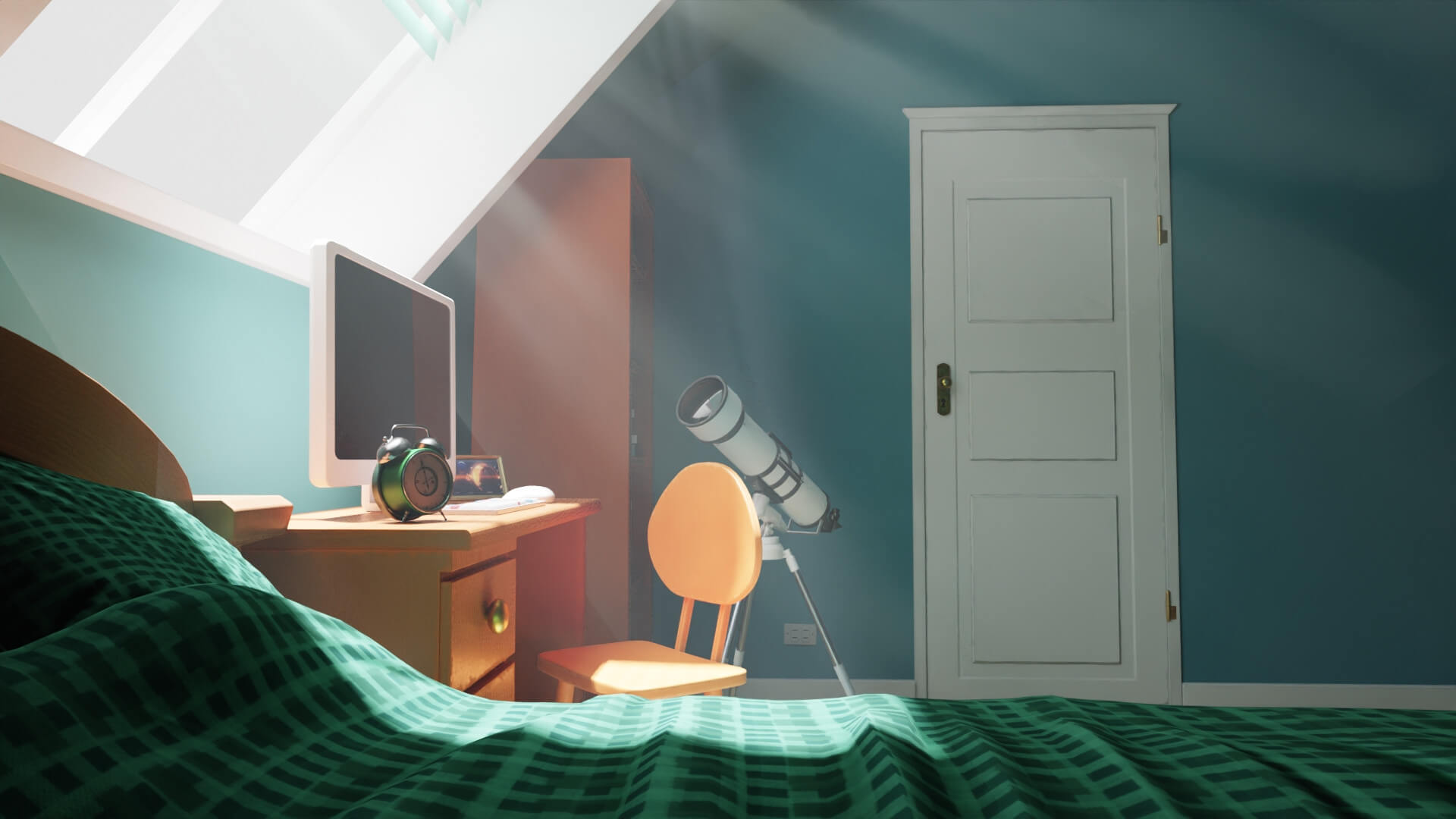 Cartoon Room 003 - 3D Model by RYANMAICOL
