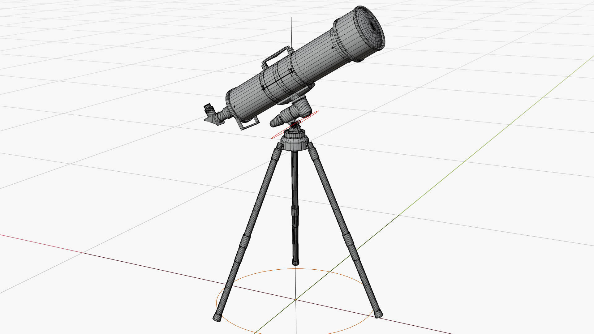 Cartoon Telescope - 3D Model by RYANMAICOL