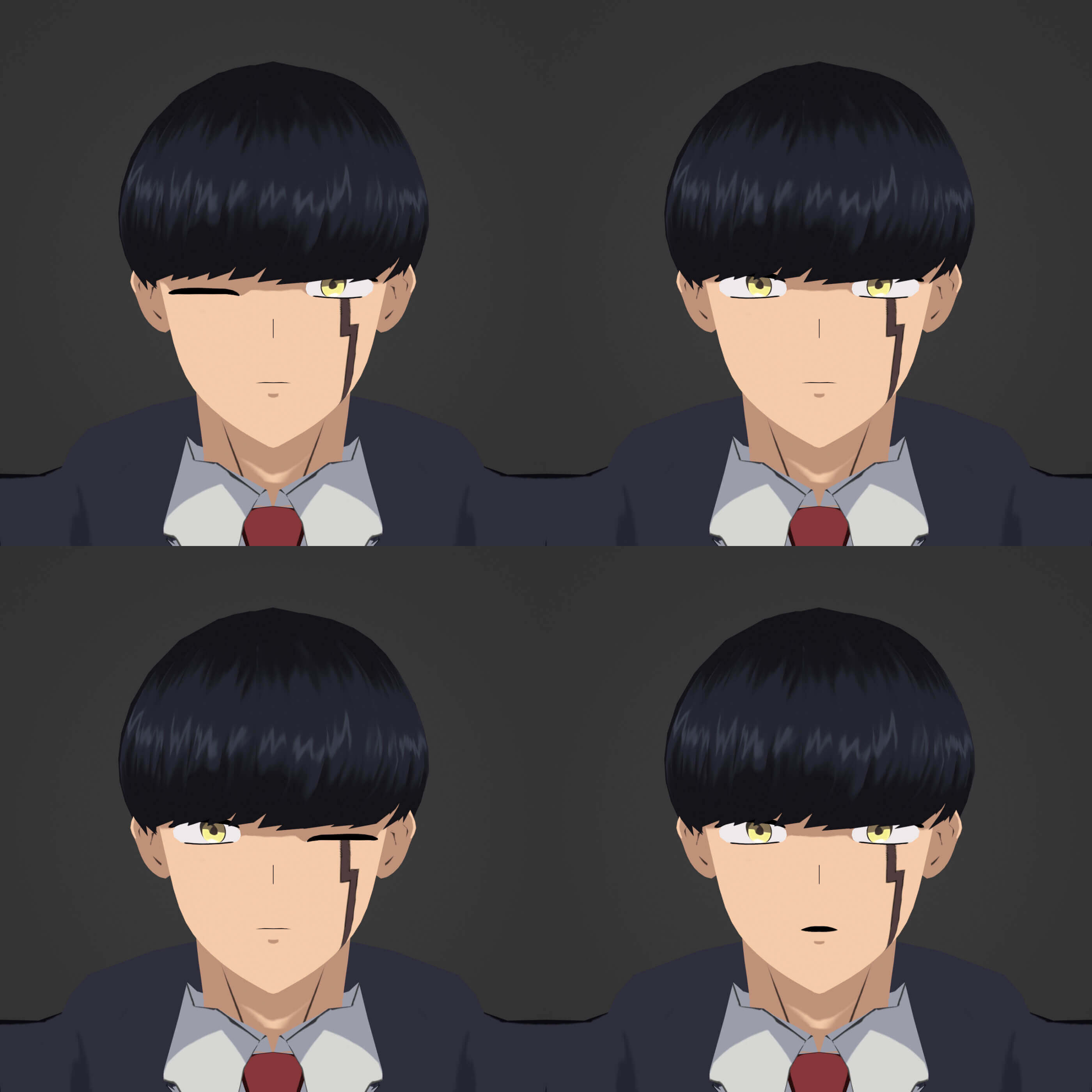 Character Mash - Mashle 3D Model by RYANMAICOL