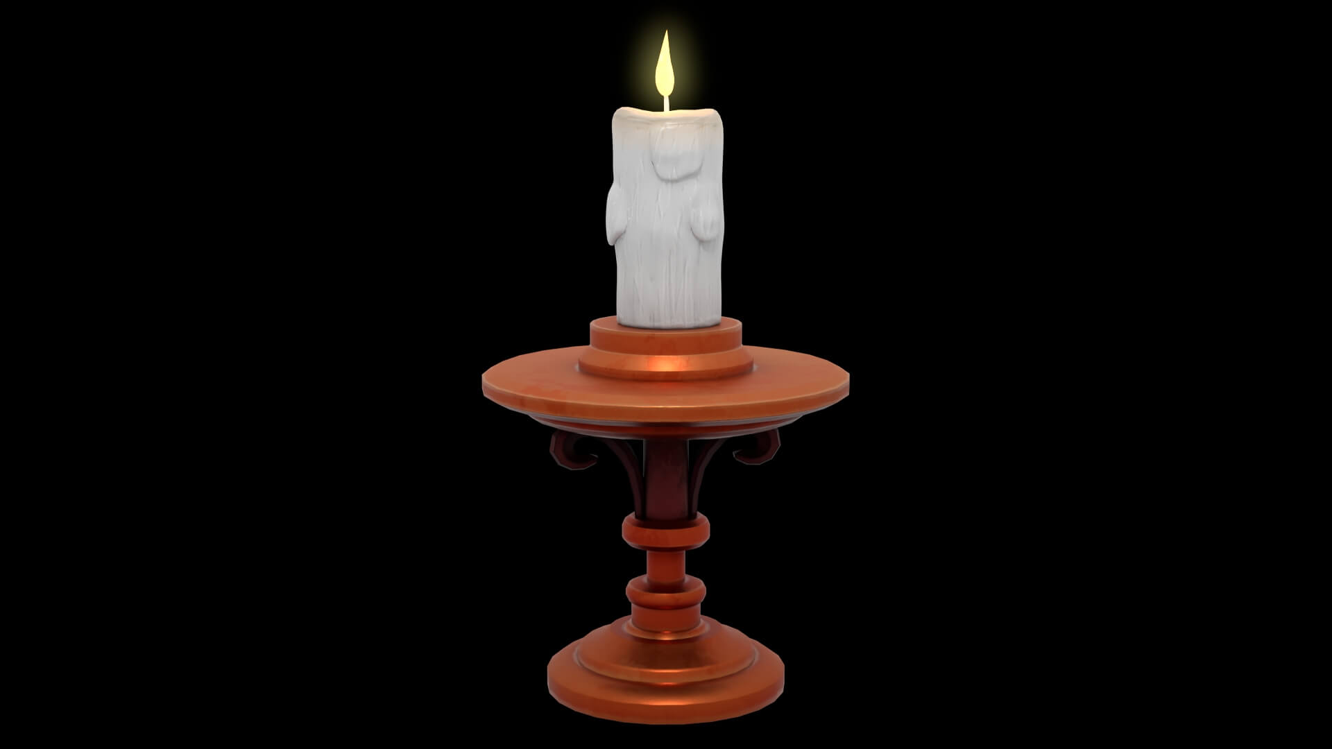 Fantasy Stylized Halloween Lamp - 3D Model by RYANMAICOL