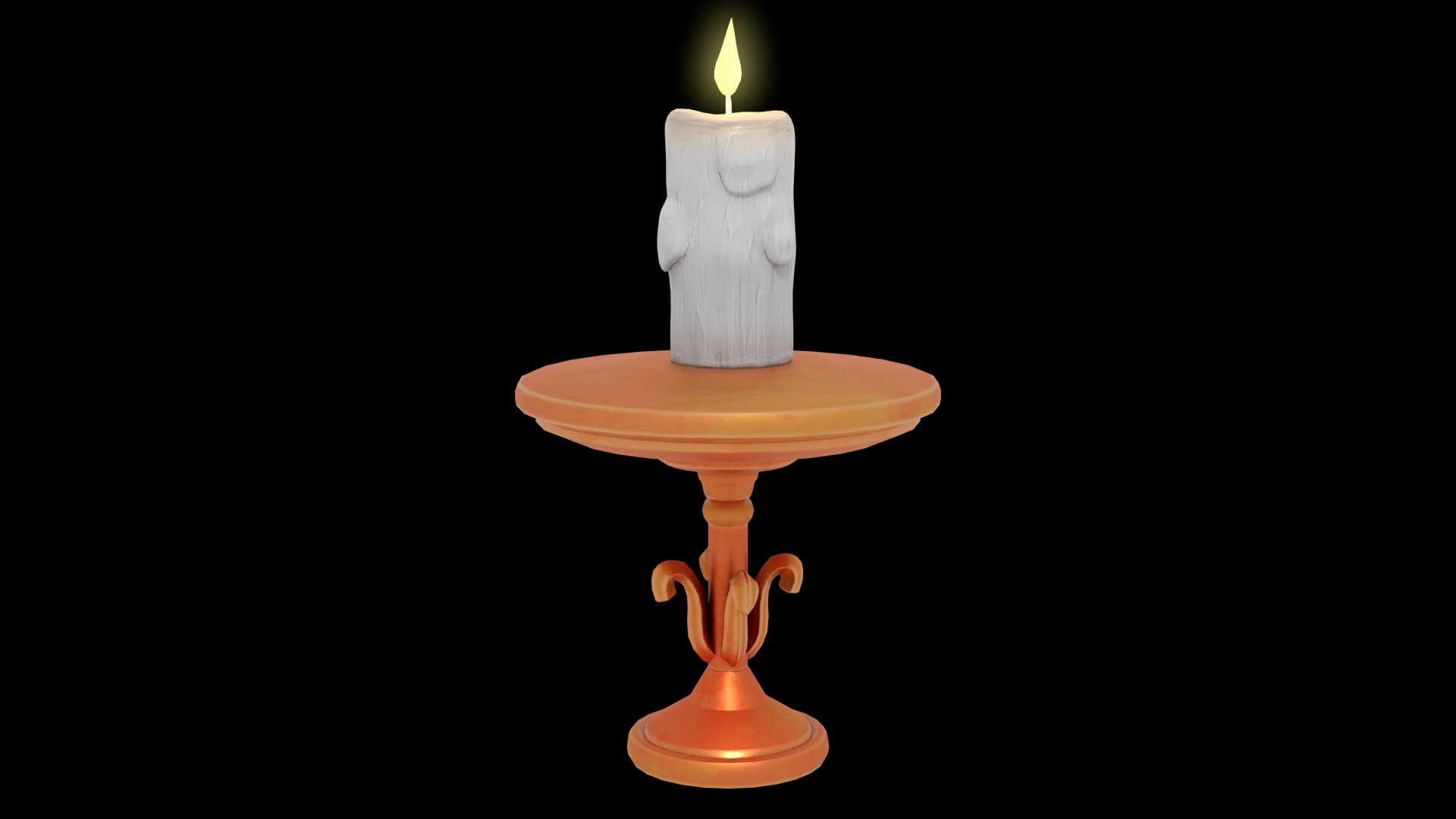 Fantasy Stylized Halloween Lamp - 3D Model by RYANMAICOL