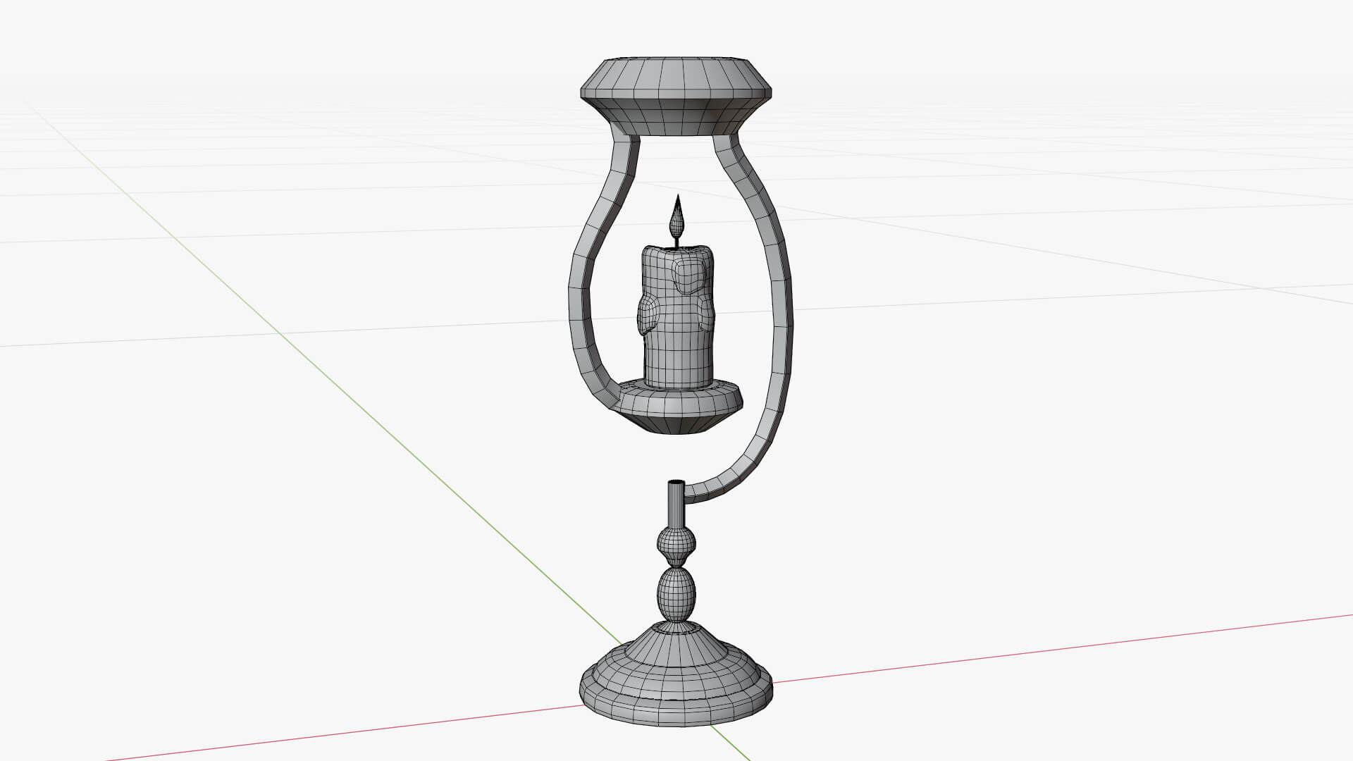 Fantasy Stylized Halloween Lamp - 3D Model by RYANMAICOL