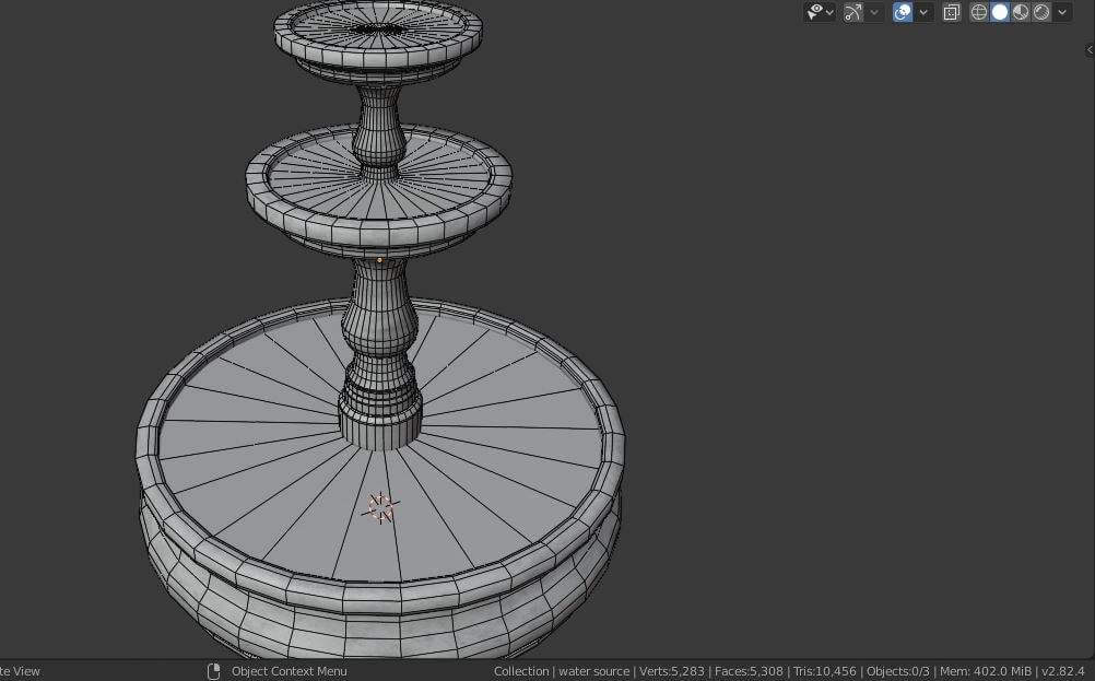 Fountain - 3D Model by RYANMAICOL