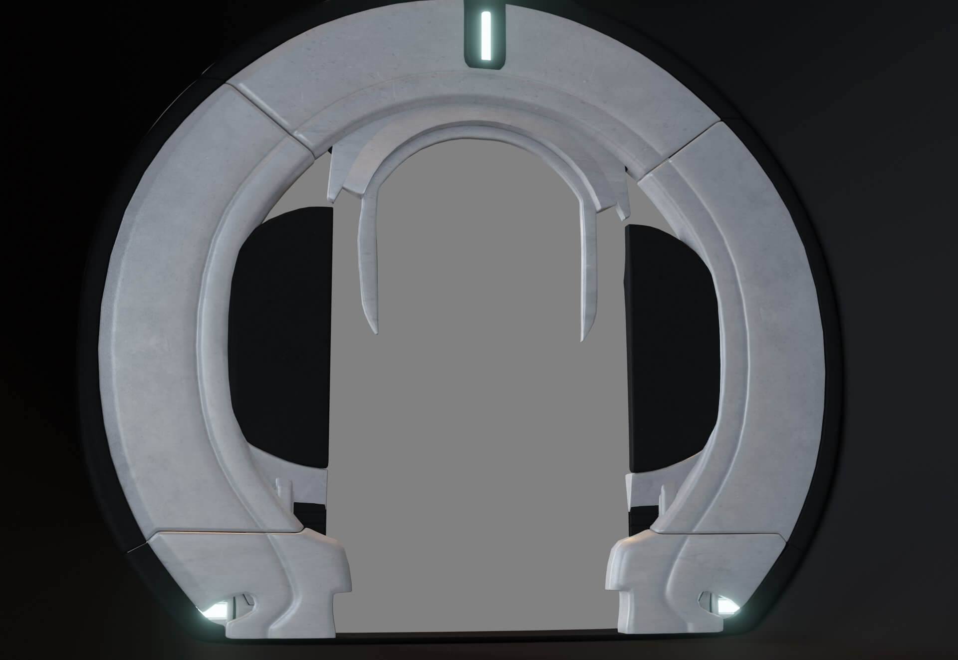 Futuristic Animated Door - 3D Model by RYANMAICOL