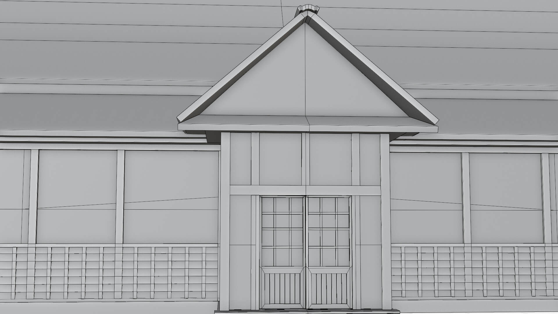 Japanese Training House - Dojo 3D Model by RYANMAICOL