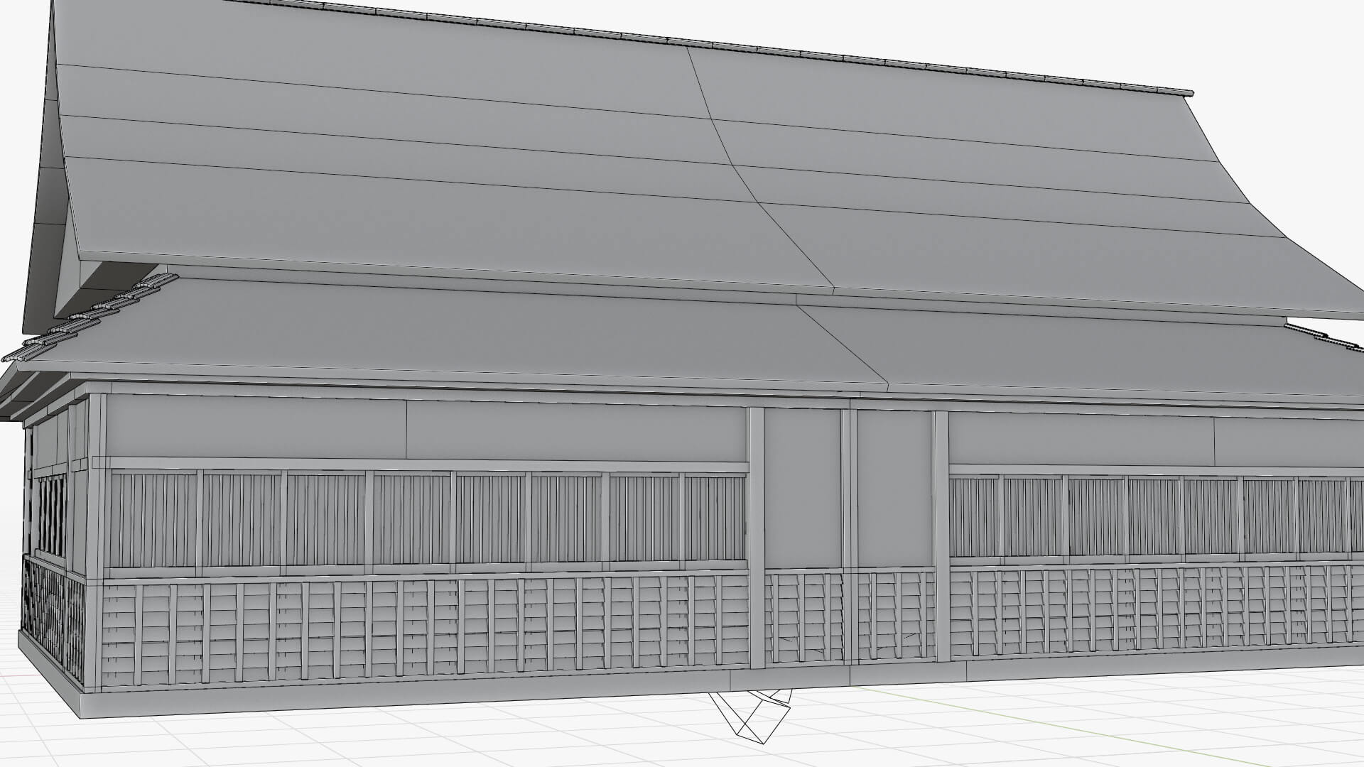 Japanese Training House - Dojo 3D Model by RYANMAICOL