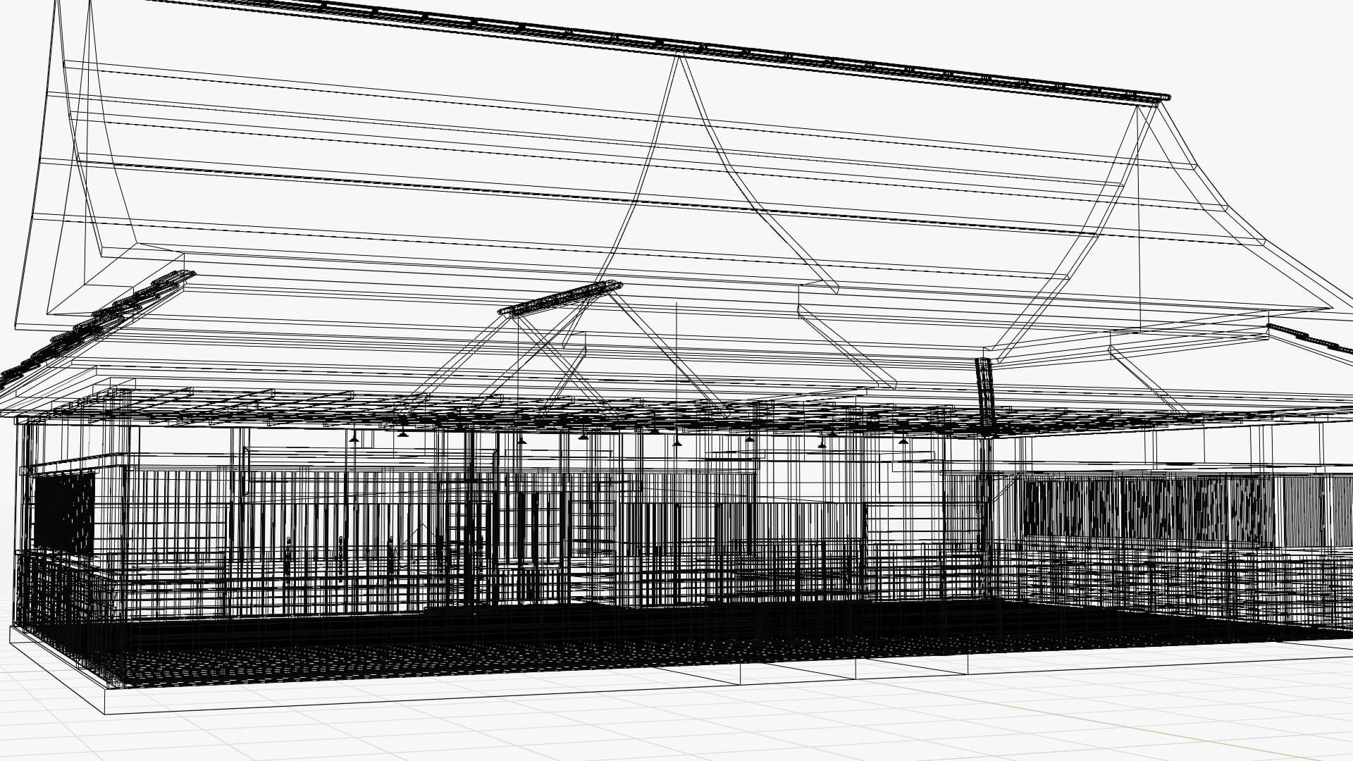 Japanese Training House - Dojo 3D Model by RYANMAICOL