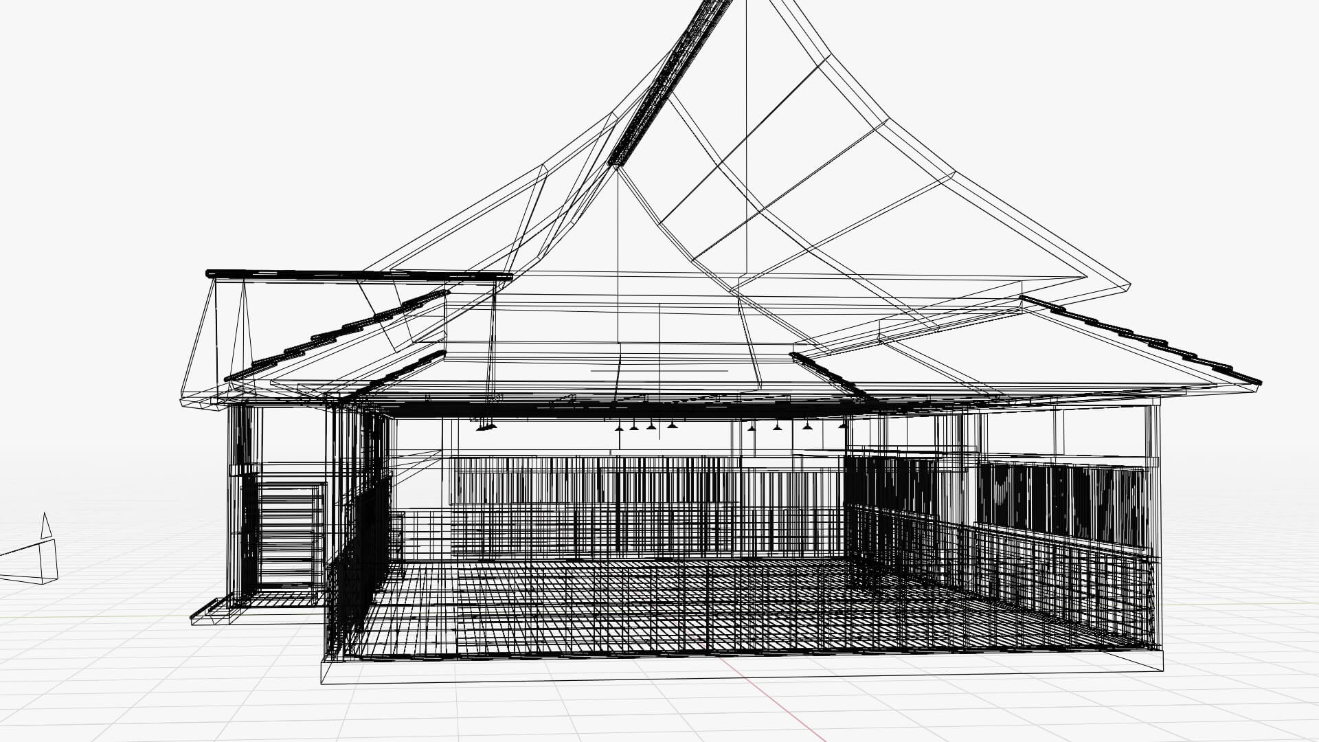 Japanese Training House - Dojo 3D Model by RYANMAICOL