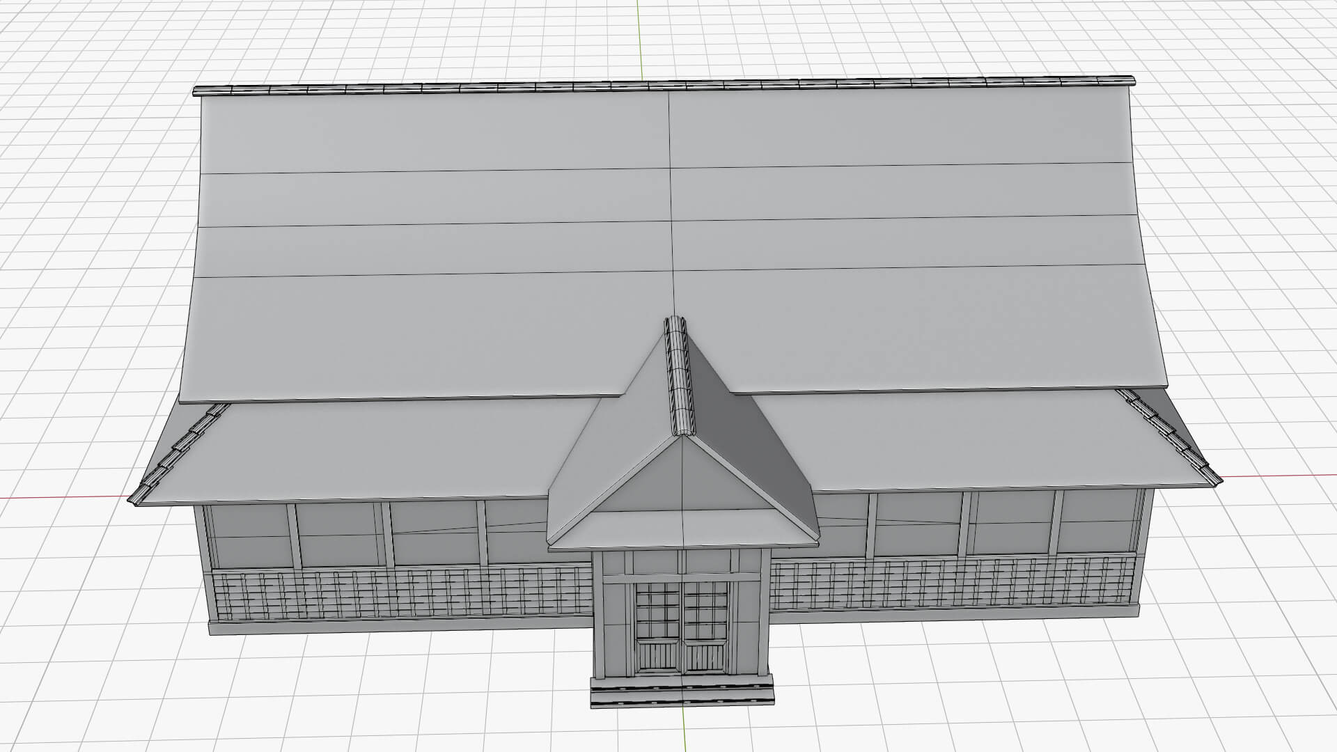 Japanese Training House - Dojo 3D Model by RYANMAICOL