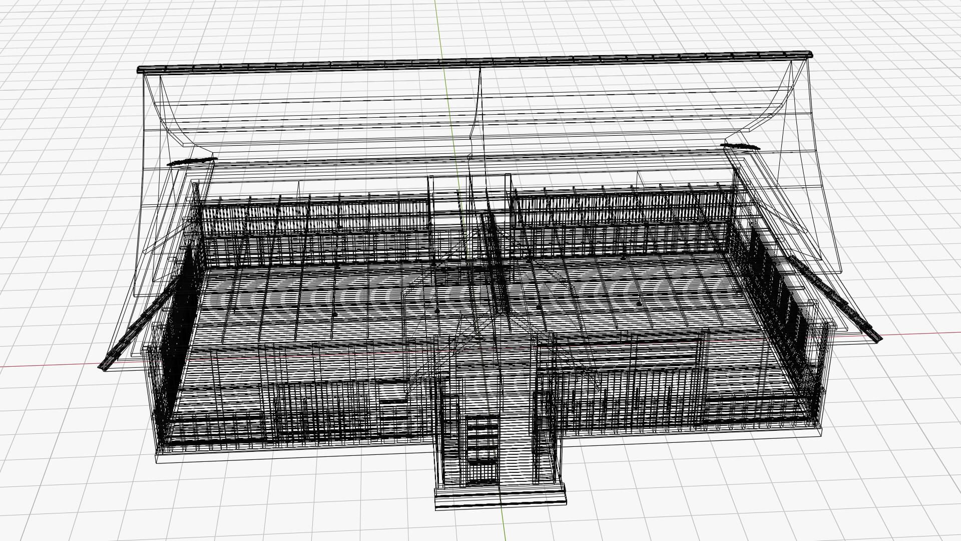 Japanese Training House - Dojo 3D Model by RYANMAICOL