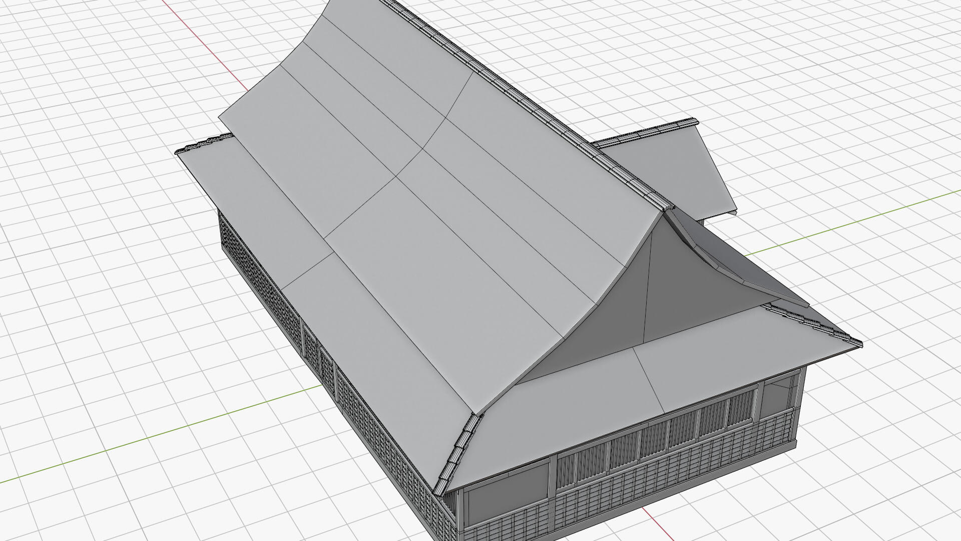 Japanese Training House - Dojo 3D Model by RYANMAICOL