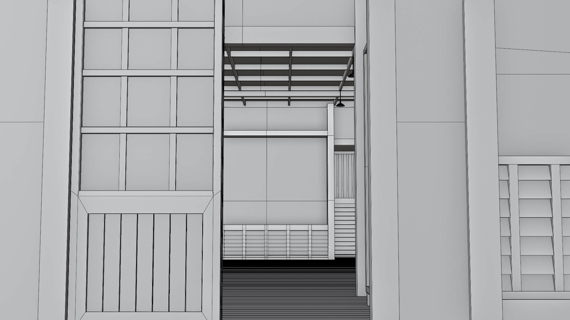 Japanese Training House - Dojo 3D Model by RYANMAICOL