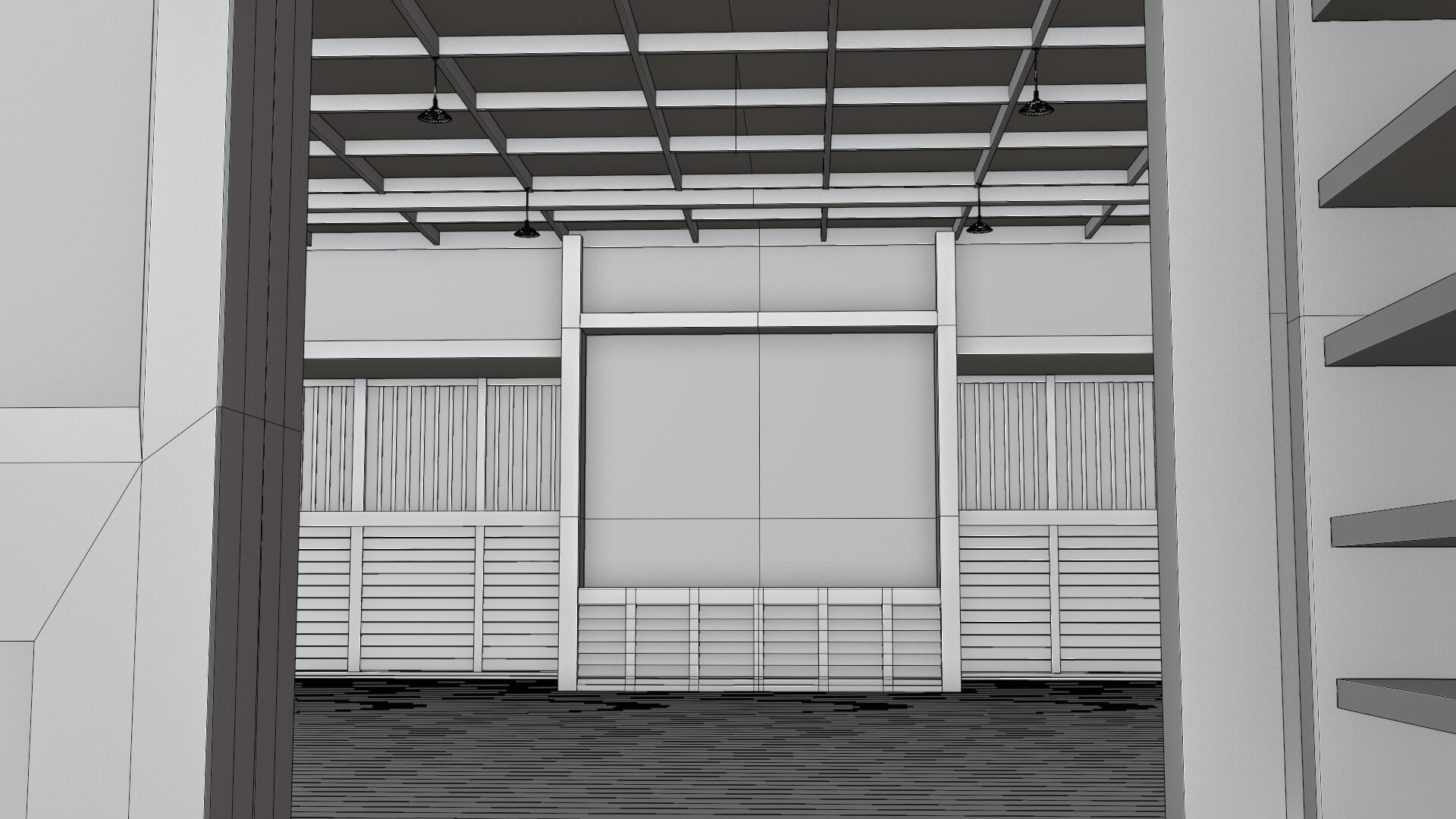 Japanese Training House - Dojo 3D Model by RYANMAICOL