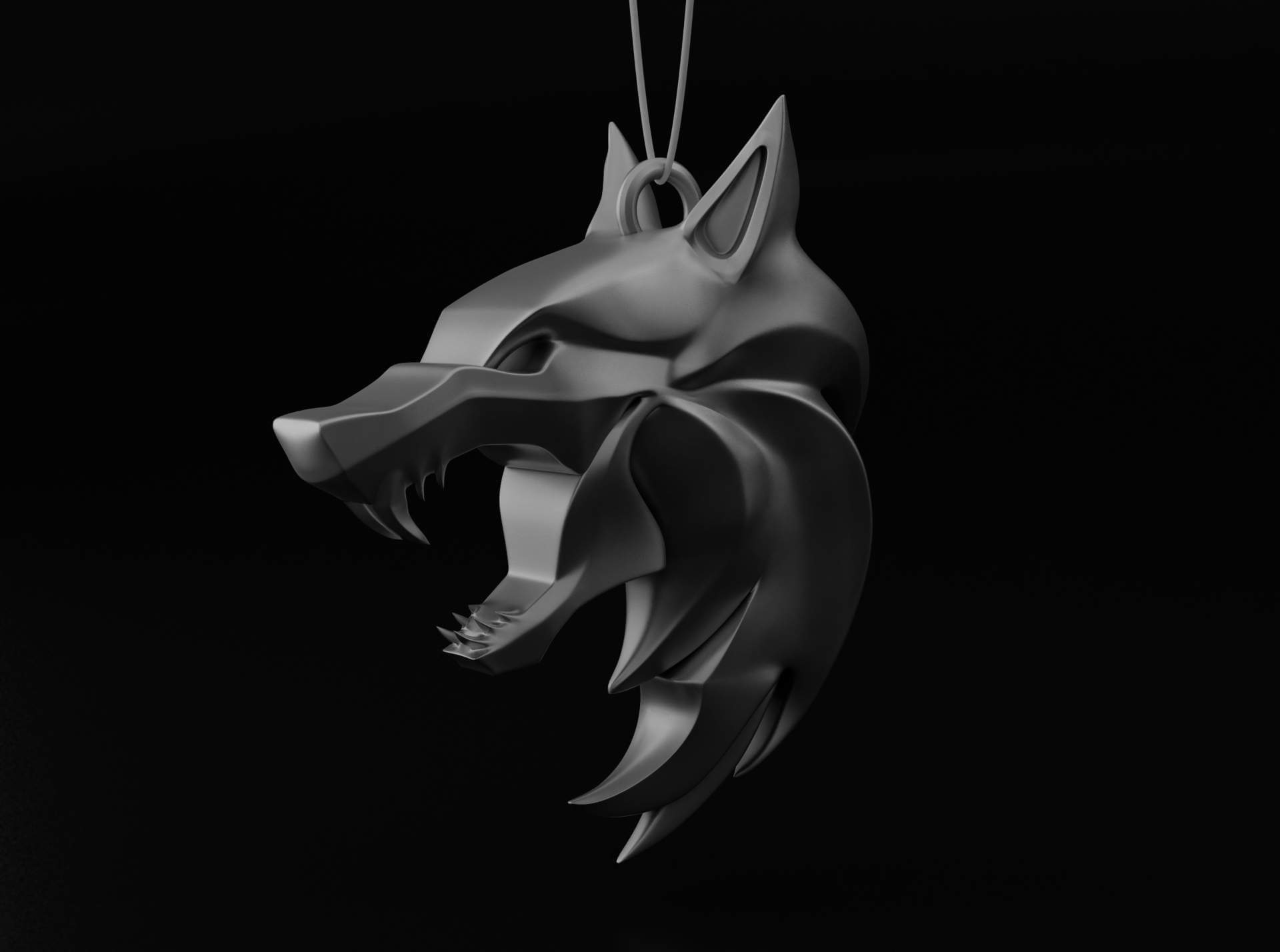 The Witcher Keychain - 3D Model by RYANMAICOL