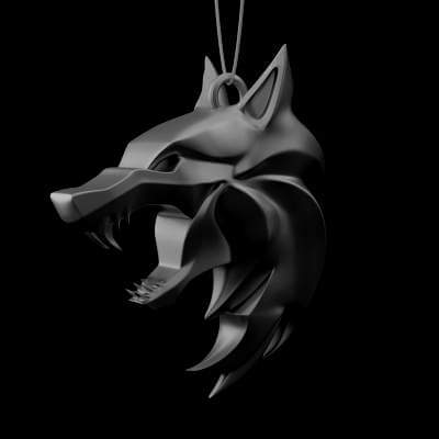 The Witcher Keychain - 3D Model by RYANMAICOL
