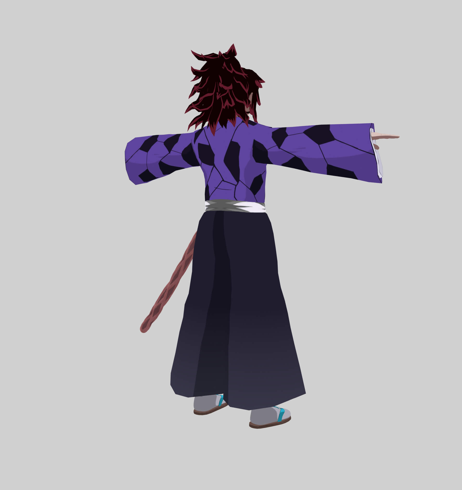 Kokushibo - Kimetsu No Yaiba 3D Model by RYANMAICOL