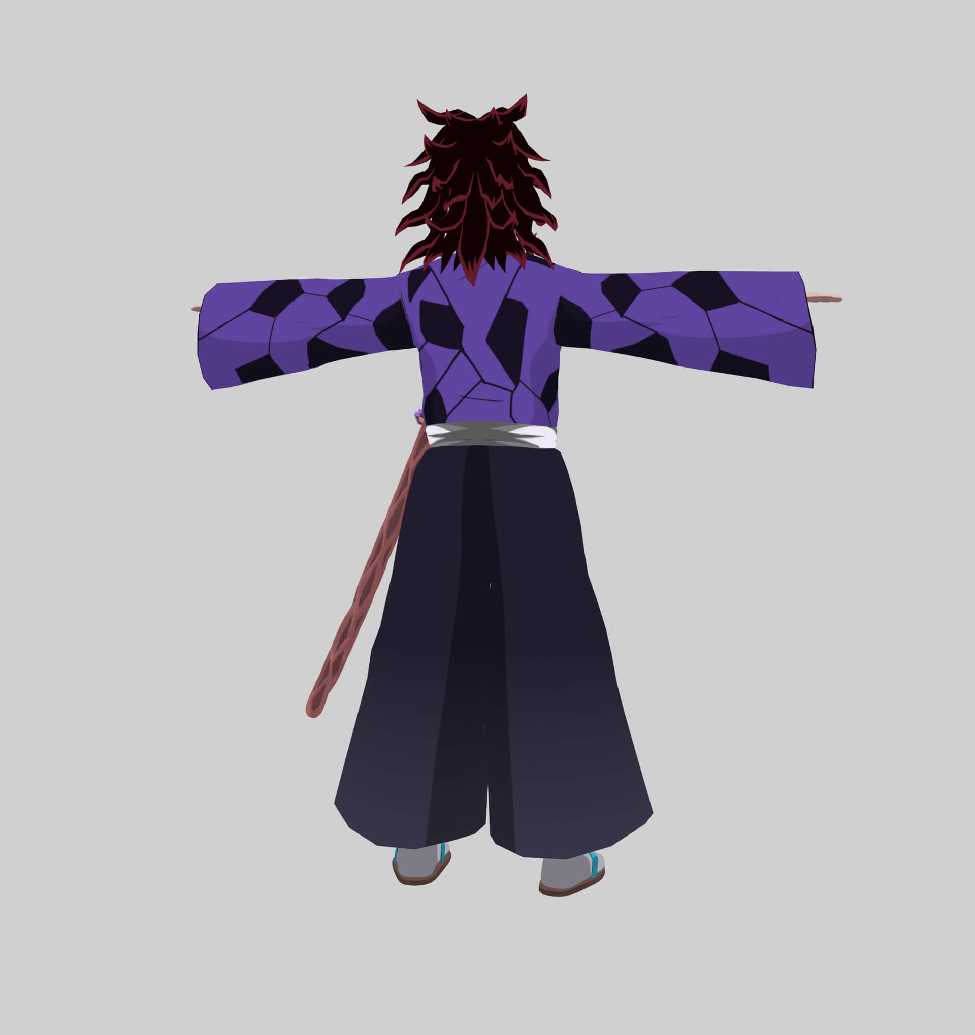 Kokushibo - Kimetsu No Yaiba 3D Model by RYANMAICOL